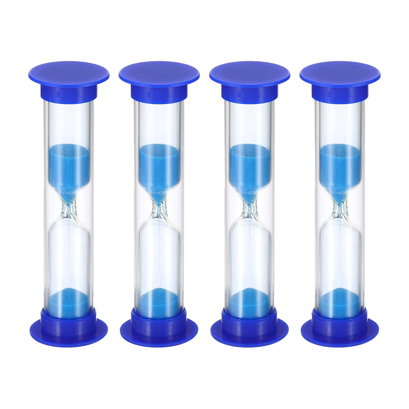 Uxcell 3 Minute Sand Timer, 4pack Small Sandy Clock, Count Down Sand ...