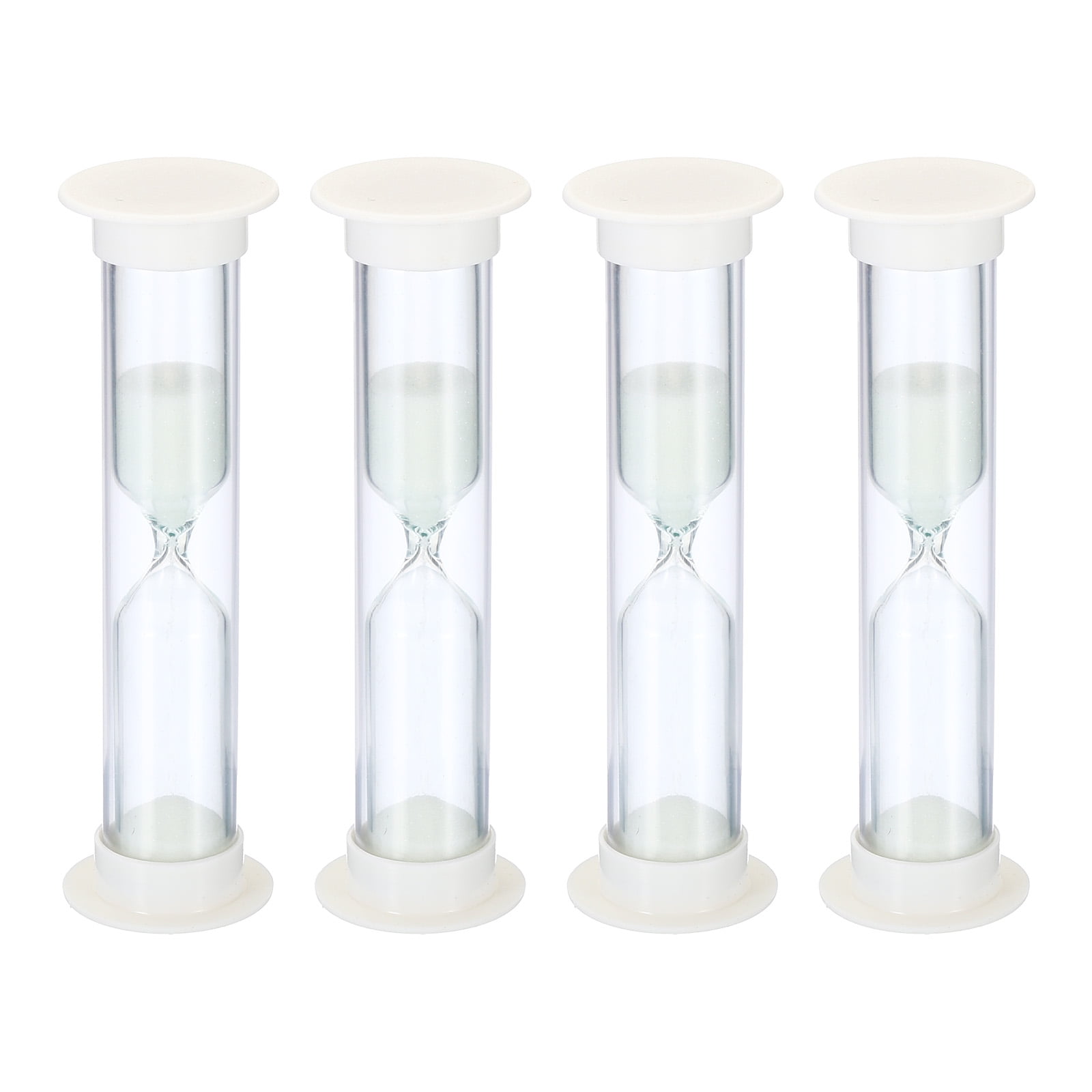 Uxcell 3 Minute Sand Timer, 4pack Small Sandy Clock, Count Down Sand ...
