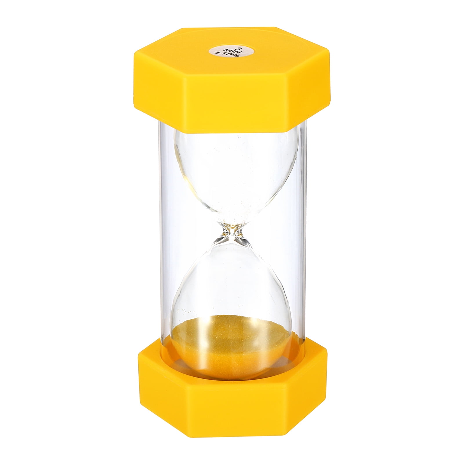 Uxcell 3 Minute Sand Timer, Hexagon Small Sandy Clock, Count Down Sand ...