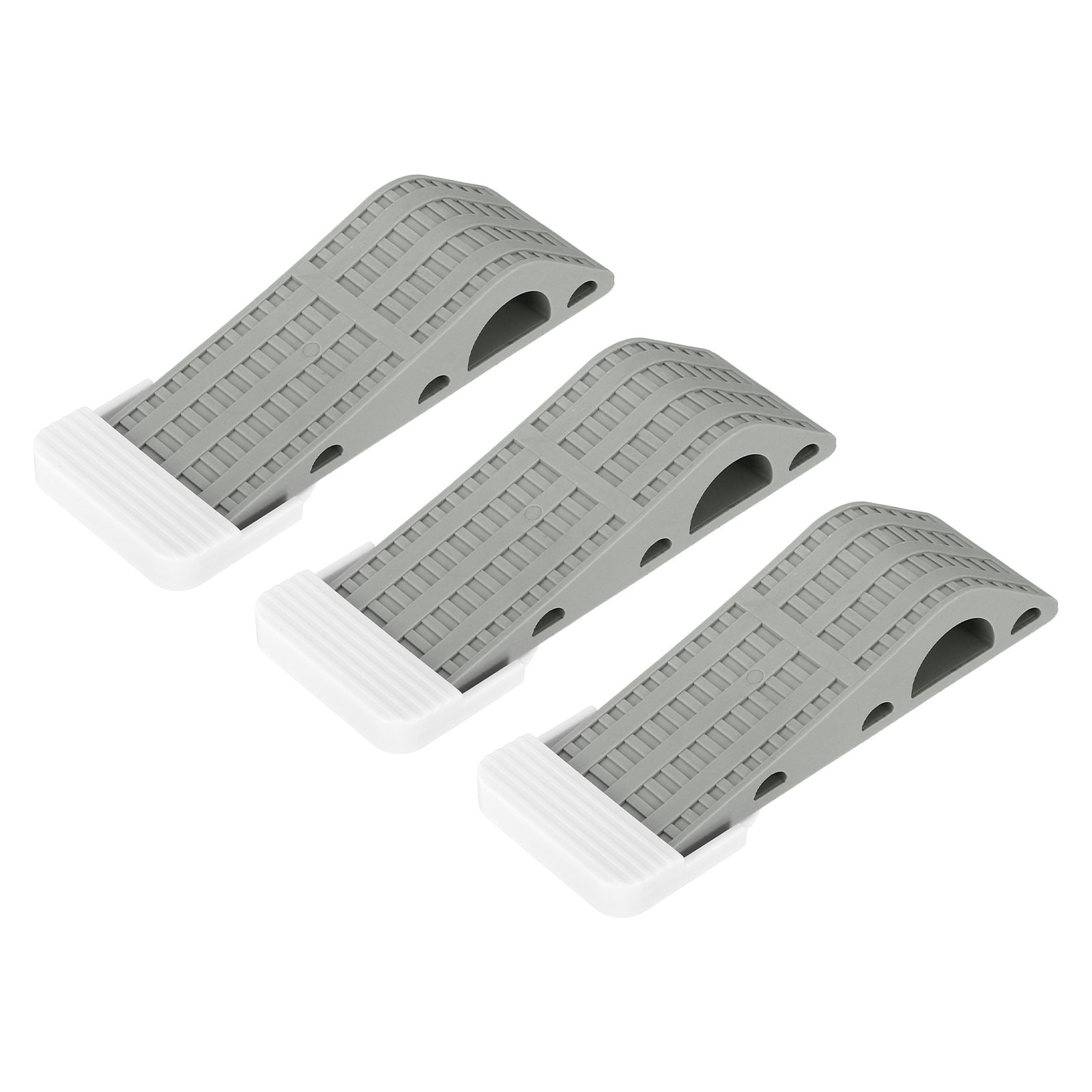 Uxcell 3 Pack 0.98" TPR Door Stoppers with Holder for Bottom Door Stop ...