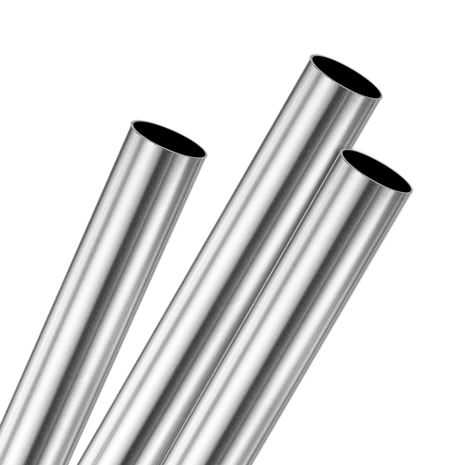 Uxcell 3-Pack 300mm 304 Stainless Steel Tube, 15mm OD 0.5mm Wall ...