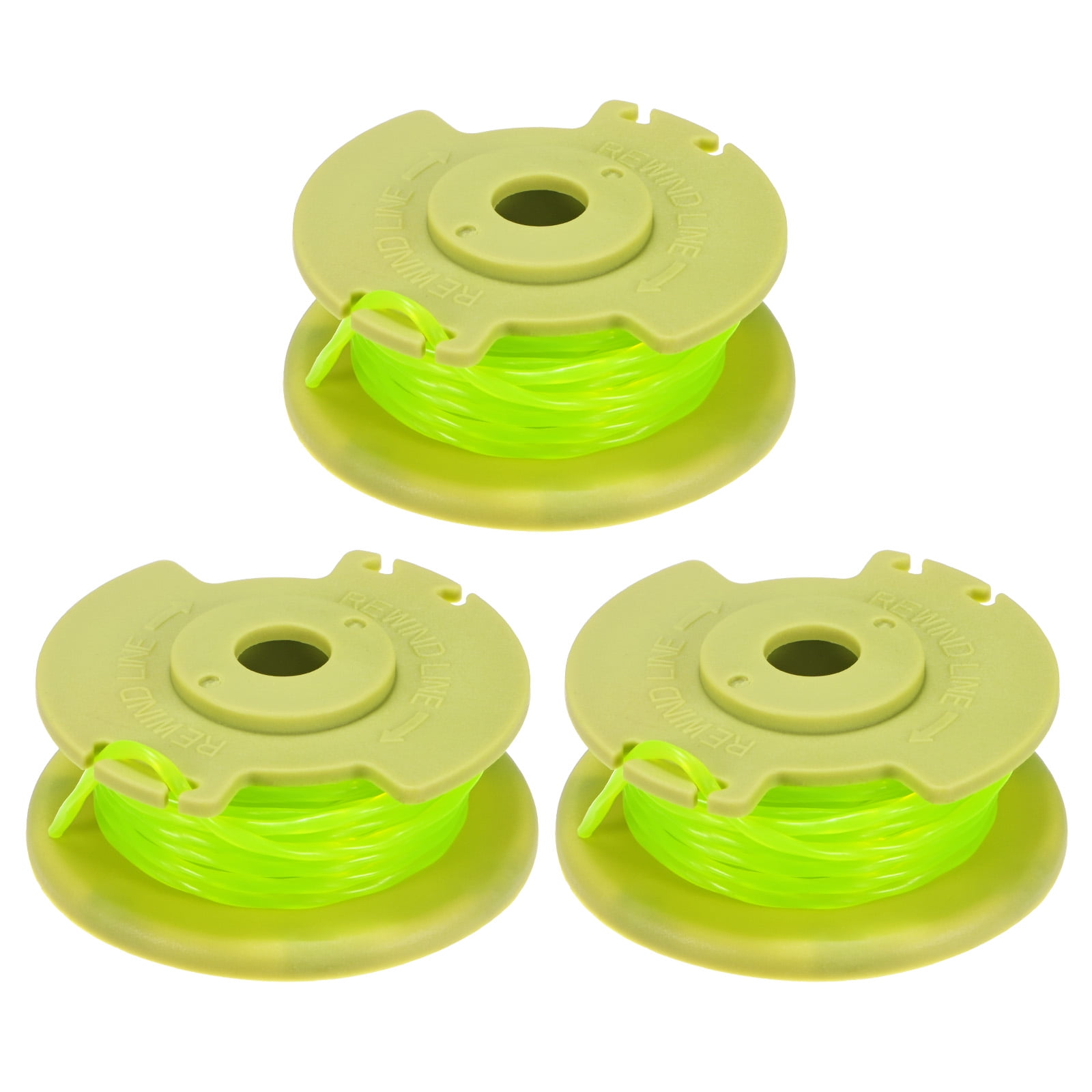 Uxcell 3-Pack AC80RL3 String Trimmer Line 30ft 0.08 Inch Nylon Weed ...