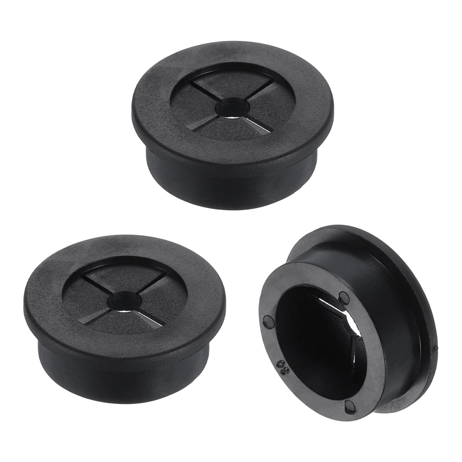 Uxcell 3 Pack Cable Cord Grommet, 1 3/16" Inch (30mm) Desk Grommet ...