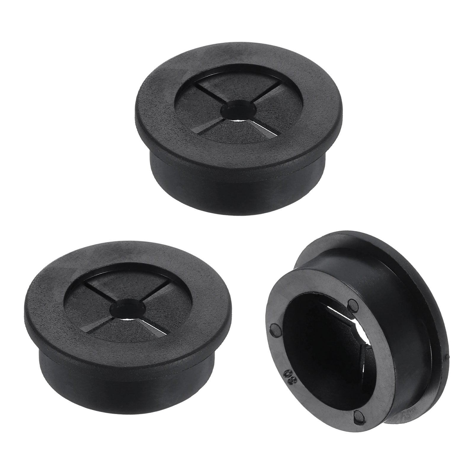Uxcell 3 Pack Cable Cord Grommet, 1 3/16" Inch (30mm) Desk Grommet ...