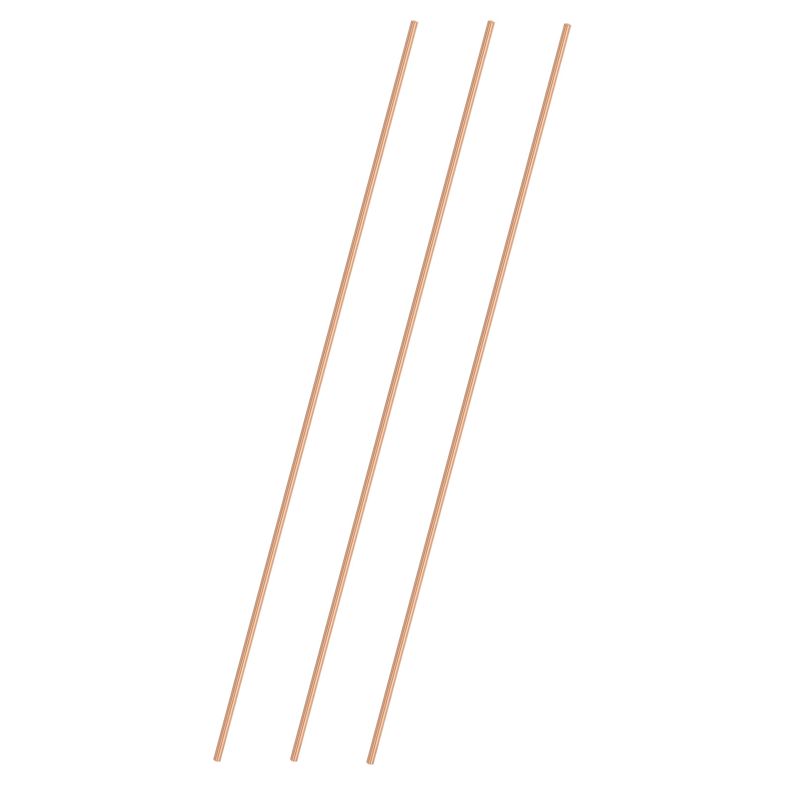Uxcell 3-Pack Copper Round Rod 2mm x 200mm T2 Copper Stock - Walmart.com