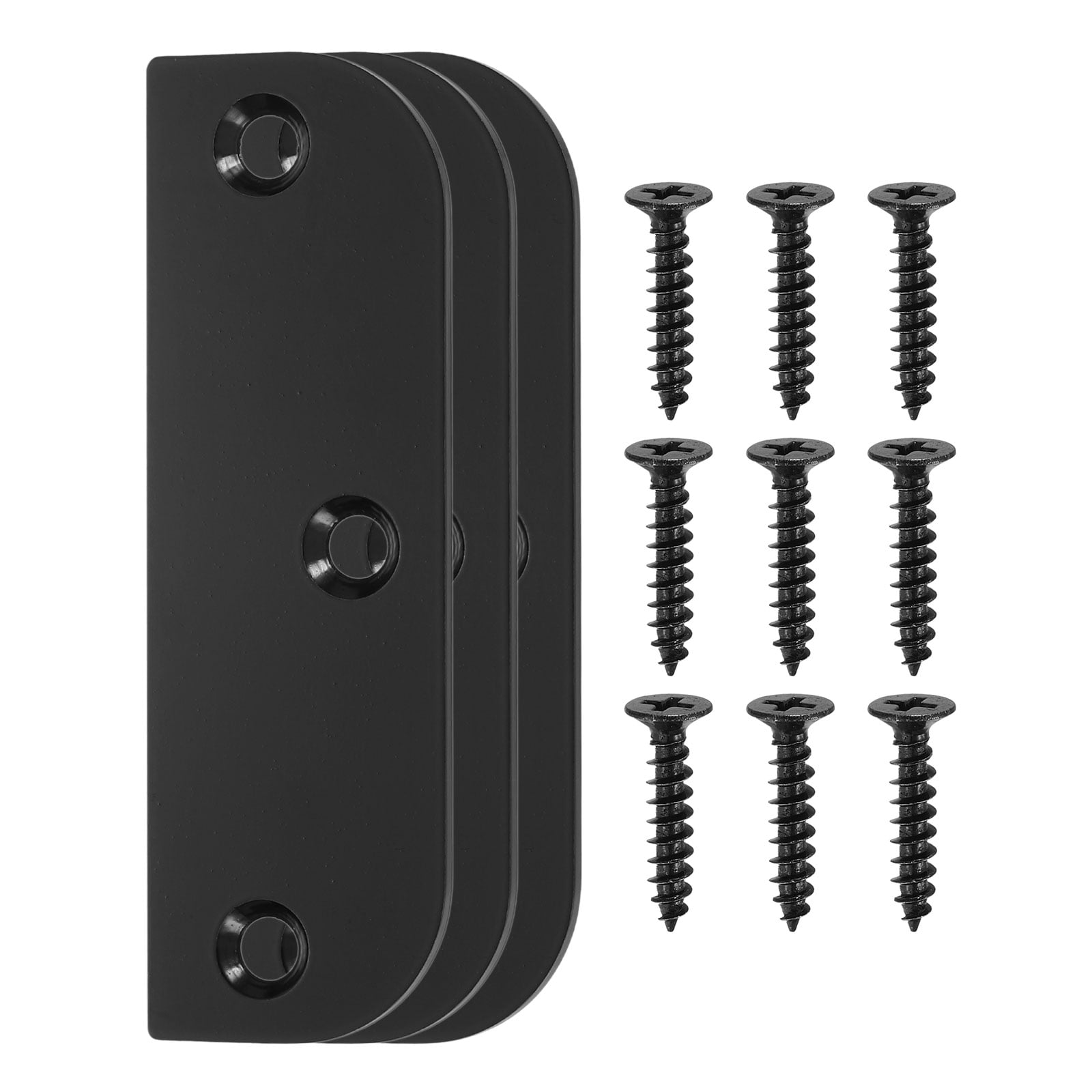 Uxcell 3 Pack Hinge Filler Plates, 3.5 Inch with 5/8 Inch Stainless ...