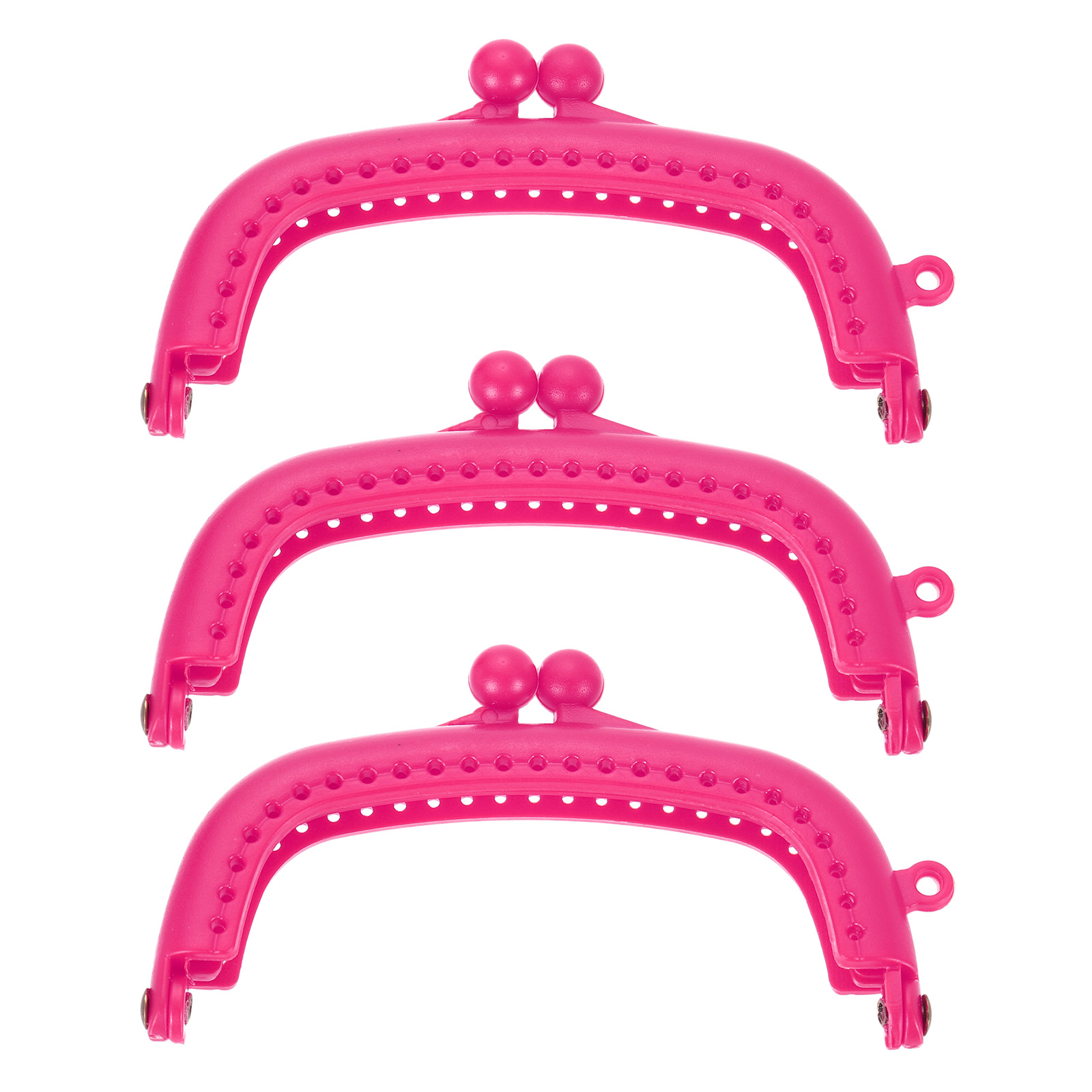 Uxcell 3 Pack Kiss Lock Clasp, 8.5cm/3.35" Retro Arch Resin Purse Frame ...