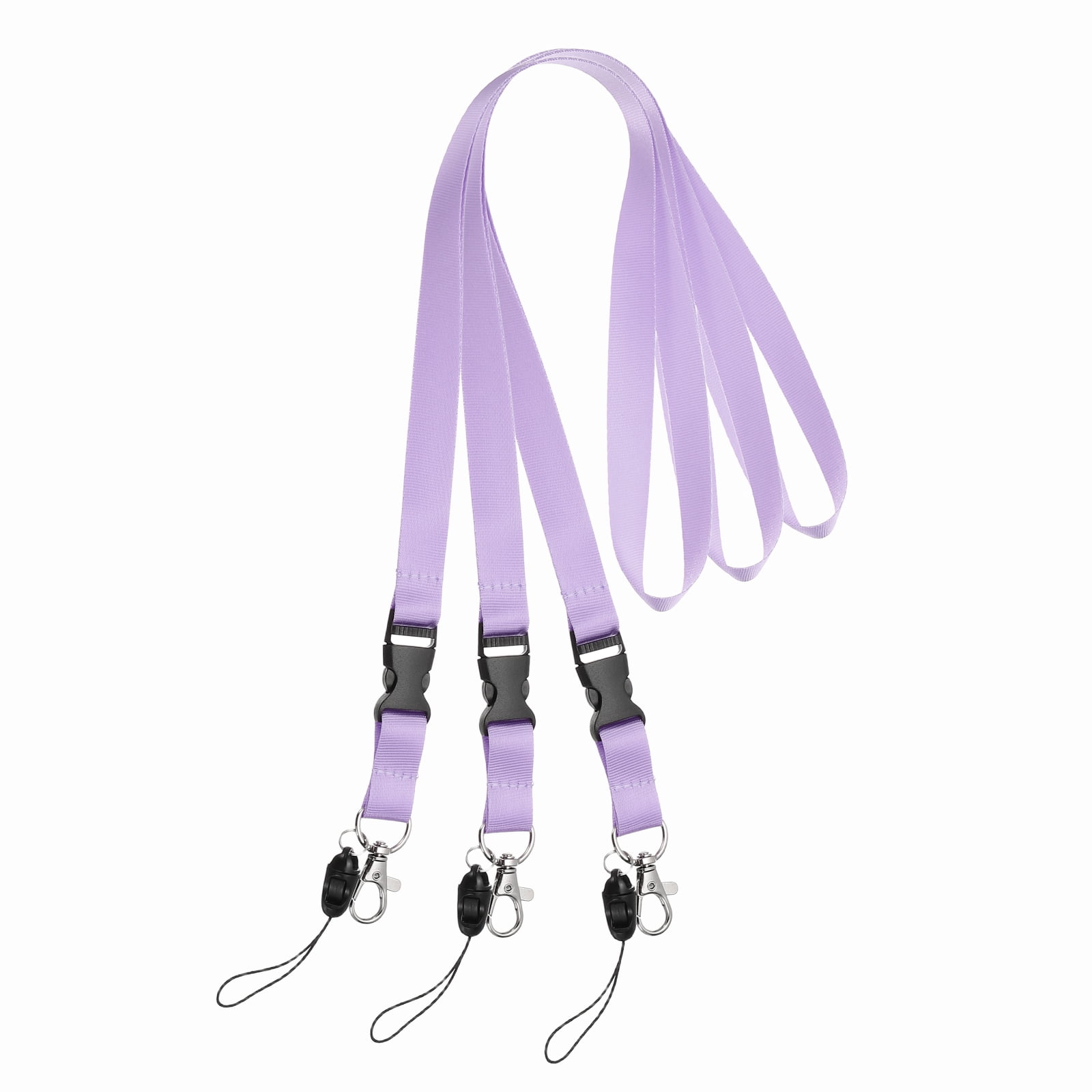 Uxcell 3 Pack Light Purple Lanyards for Keys, Breakaway Lanyard for Men ...