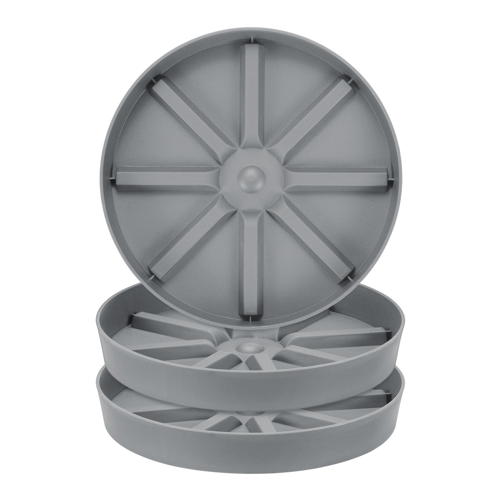 Uxcell 3-Pack Plant Saucer, 7 Inch Thicker Anti-Rot Root Plastic Plant ...