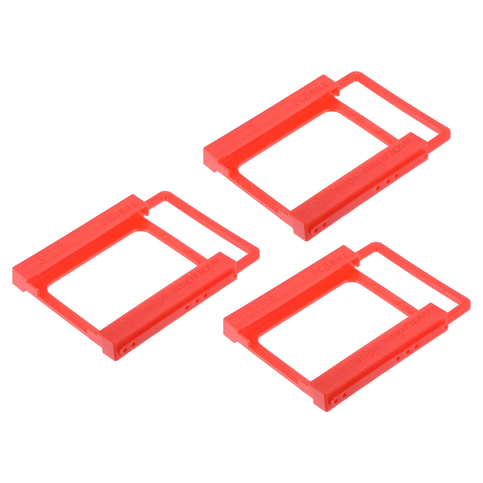 Uxcell 3 Pack SSD Hard Drive Bracket 2.5" to 3.5" Drive Bays Plastic ...