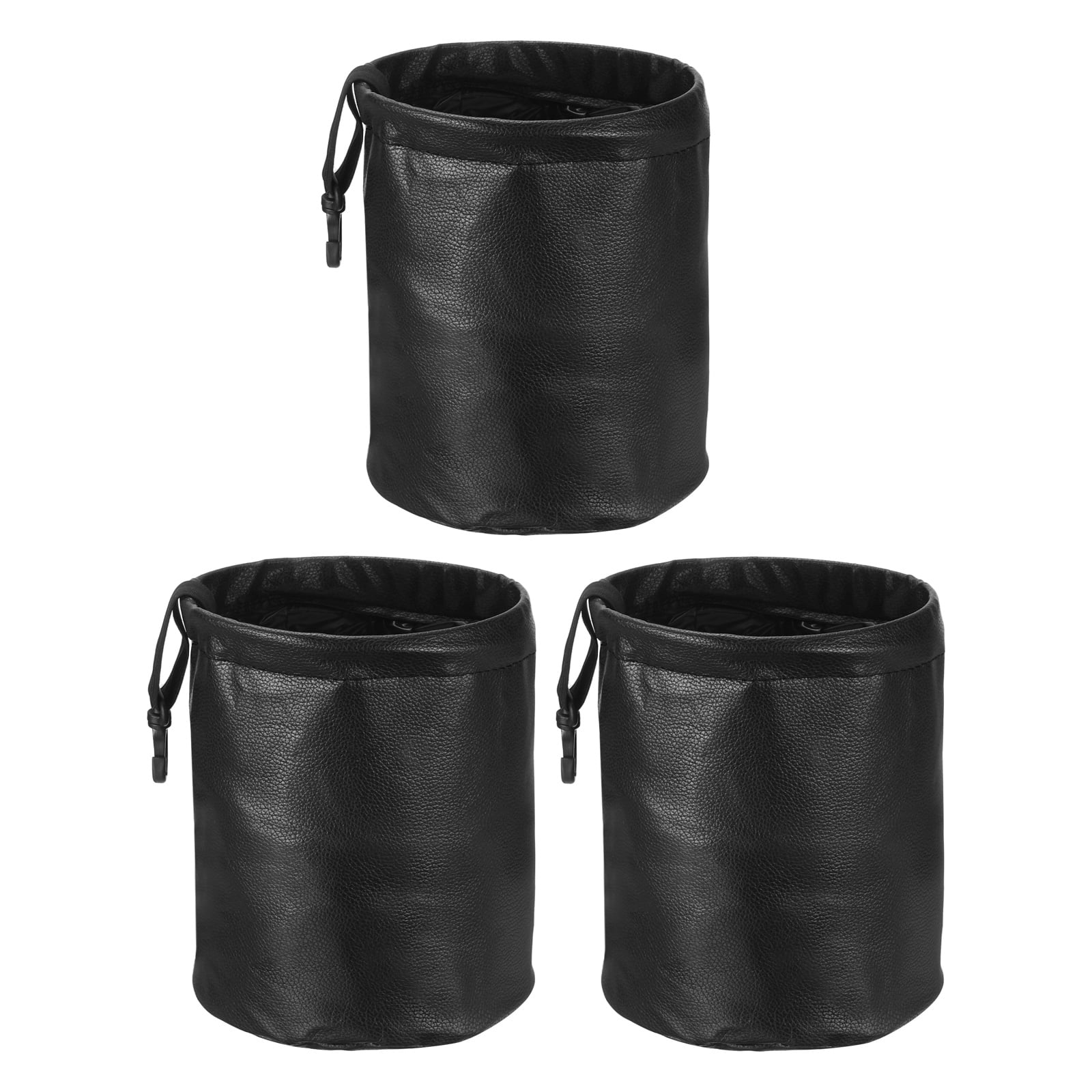 Uxcell 3 Packs Car Trash Can 0.9 Gallon Foldable Leak-Proof Garbage ...