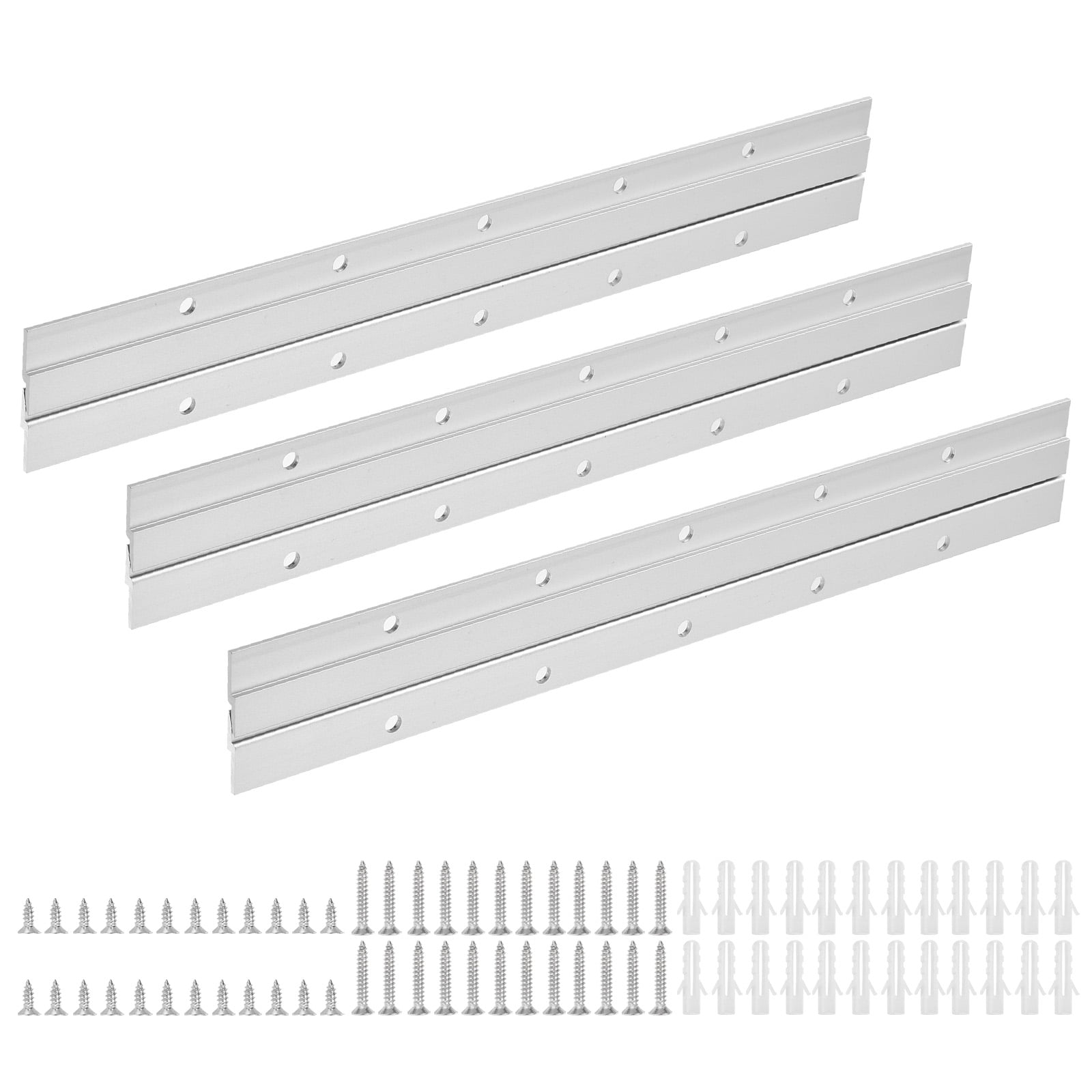 Uxcell 3 Pair French Cleat Picture Hanger, 12 Inch Aluminum Z Hanger ...