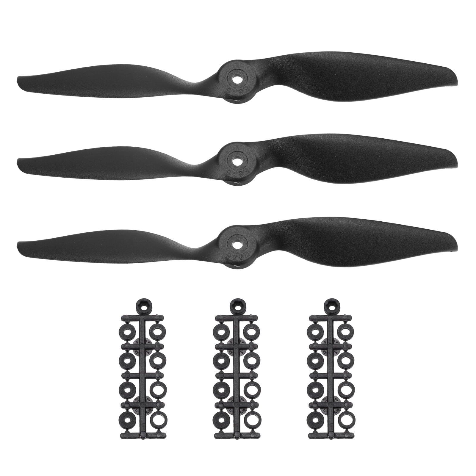 Uxcell 3 Pairs 8x6 Inch Propeller RC Propellers 2-Vane Blades Props ...