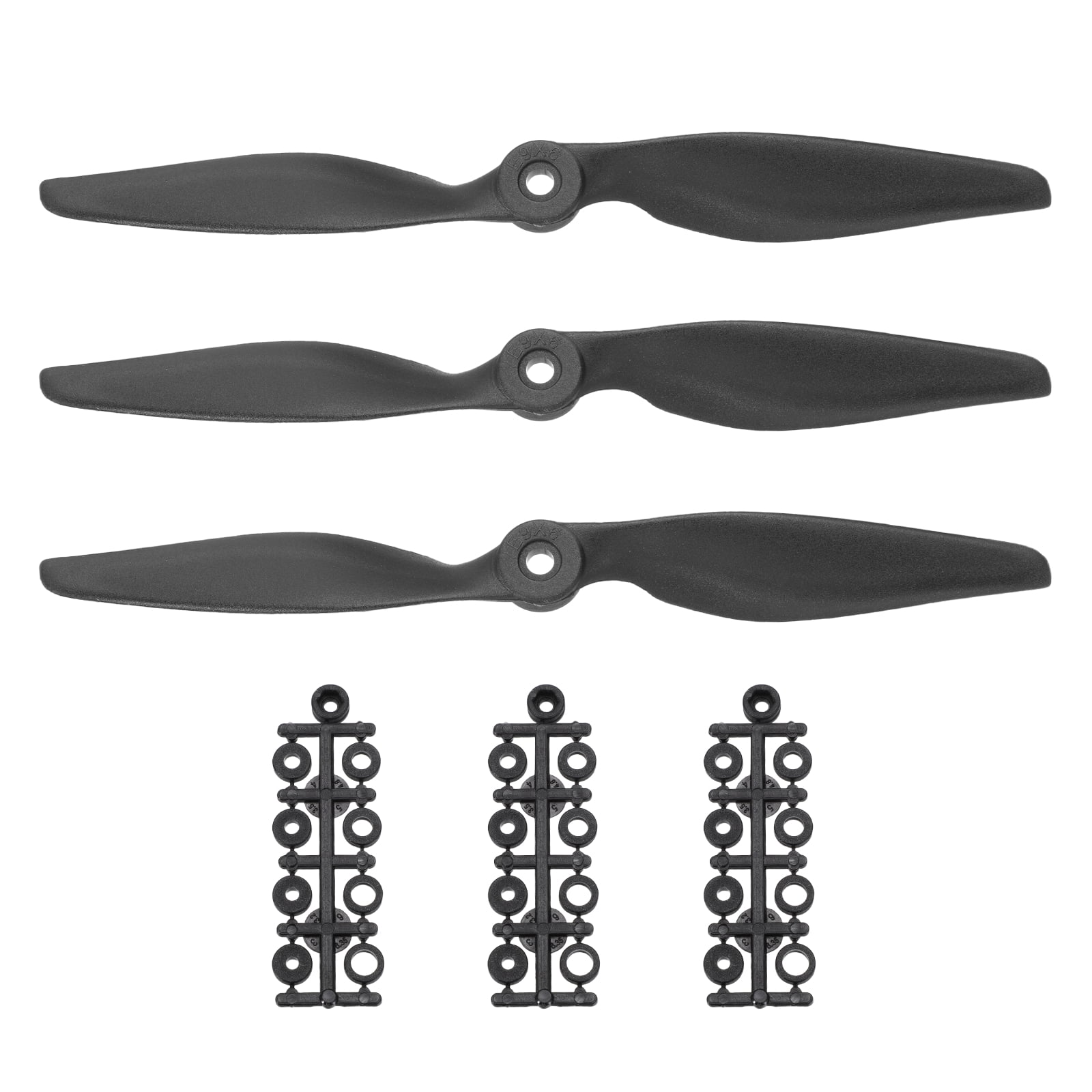 Uxcell 3 Pairs 9x6 Inch Propeller RC Propellers 2-Vane Blades Props ...