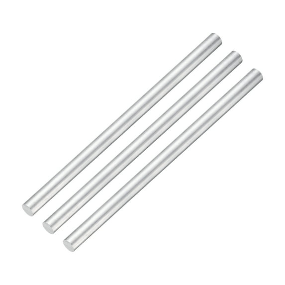 Uxcell 3 Pcs 6061 T651 Aluminum Rod, 0.47" Diameter 8" Length Solid ...