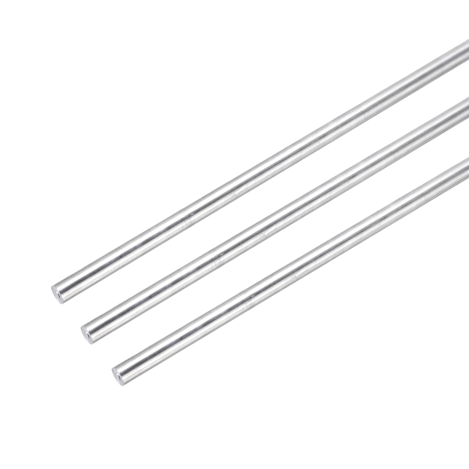 Uxcell 3 Pcs Aluminum Round Rod 10mm x 300mm 6061 Aluminum Bar Solid ...