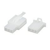 Uxcell 3 Pin Electrical Wire Connector Male Female Housing Car ...