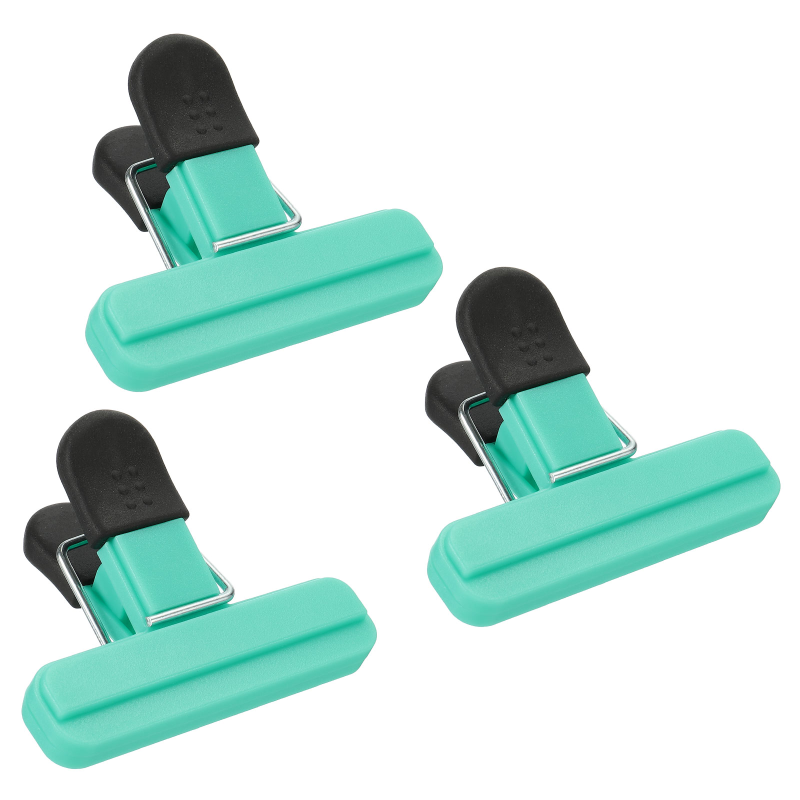 Uxcell 3" Plastic Storage Clips Clamp Sealing Bag File Photo, Green 3 ...