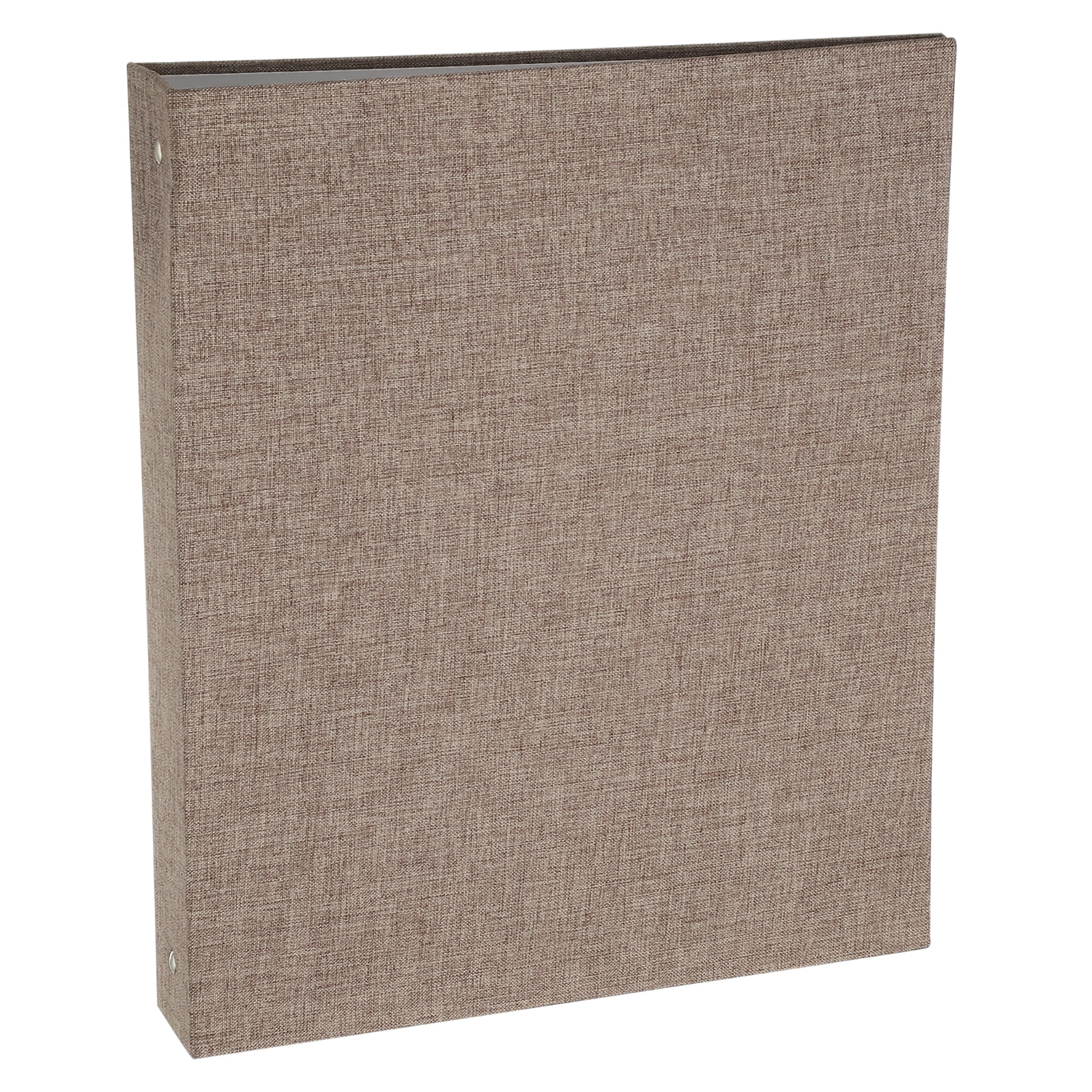 Uxcell 3 Ring Binder, A4 Size Flexible Round Binder Big Capacity Linen ...