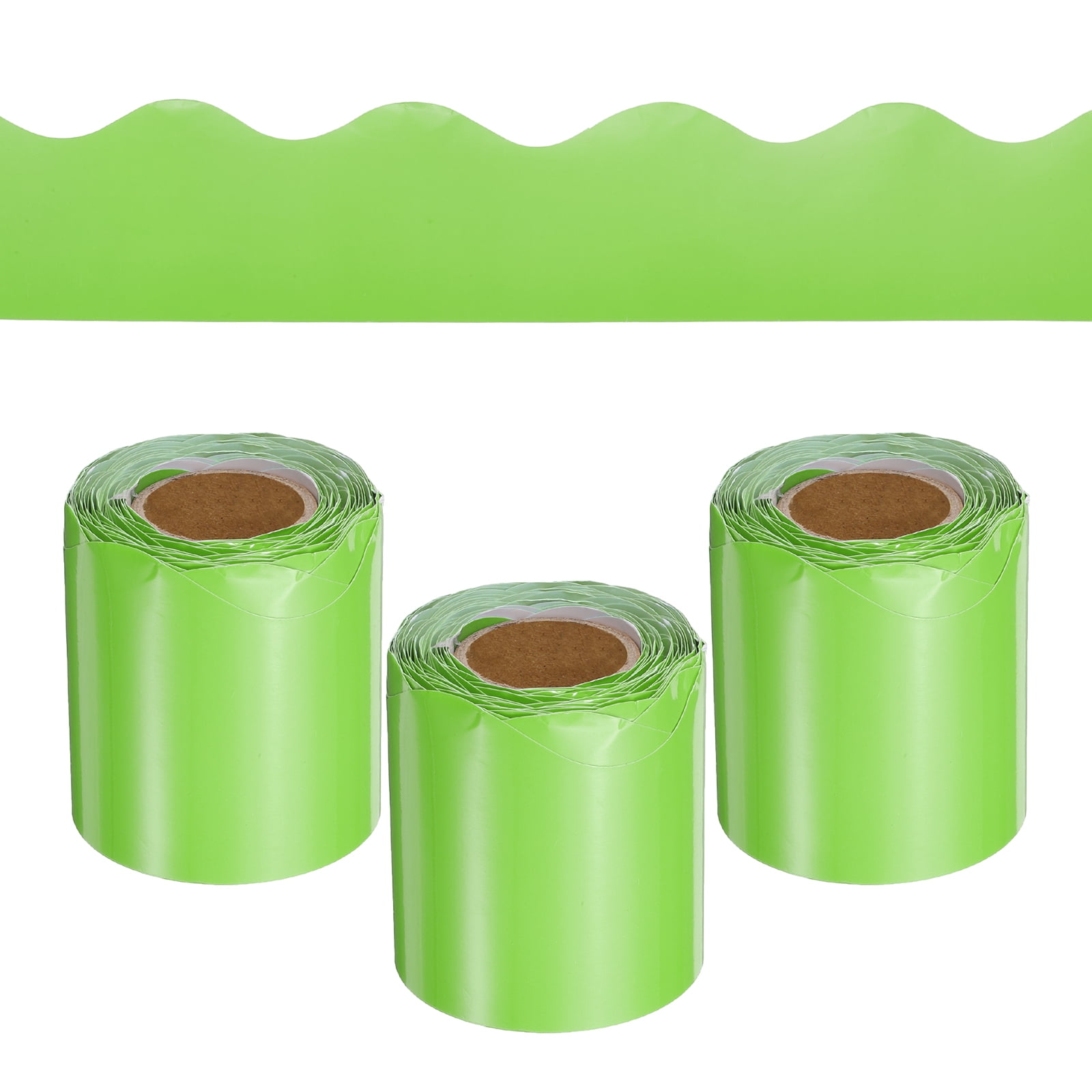 Uxcell 3 Roll 10 m Card Stock Bulletin Board Border Scalloped Border ...