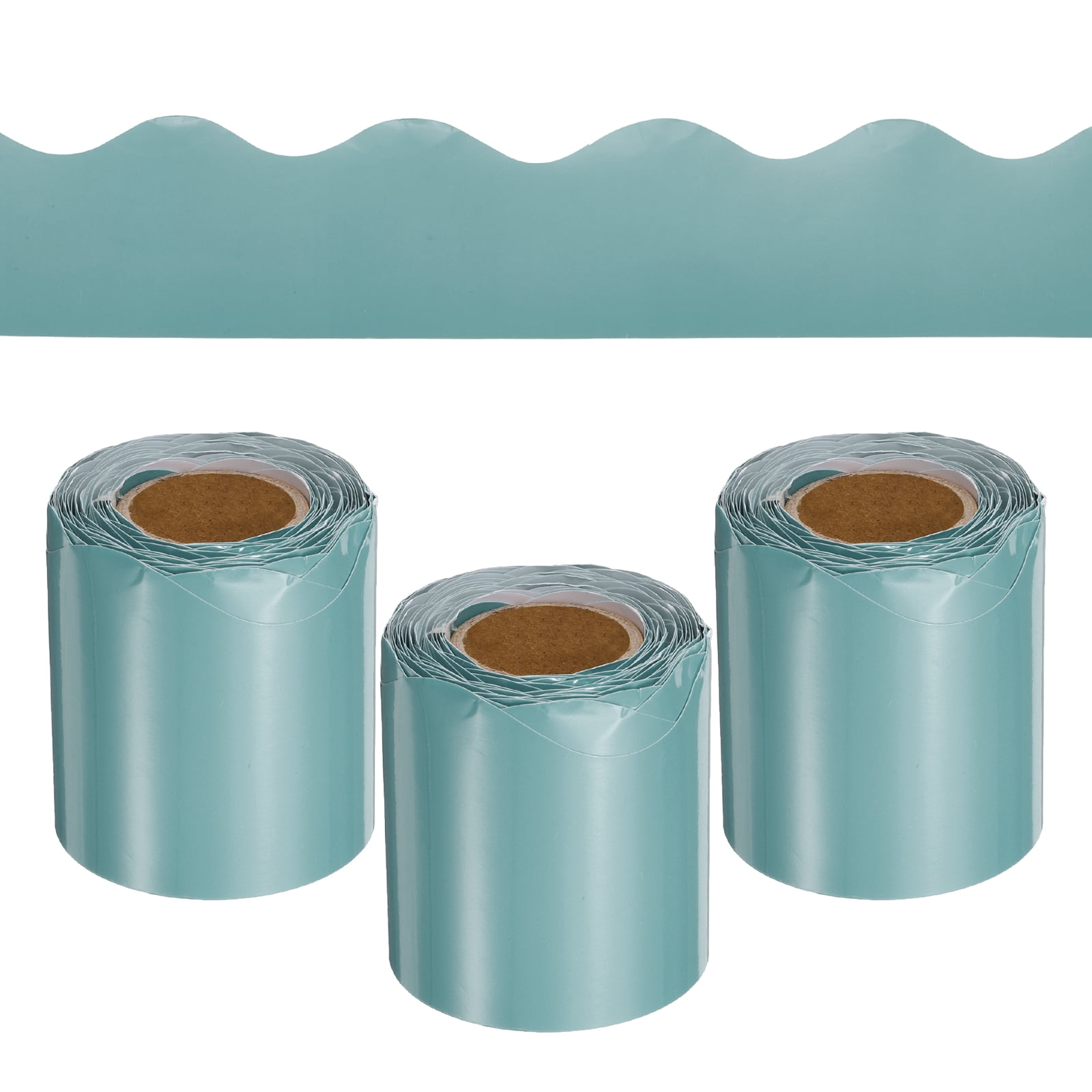 Uxcell 3 Roll 10 m Card Stock Bulletin Board Border Scalloped Border ...