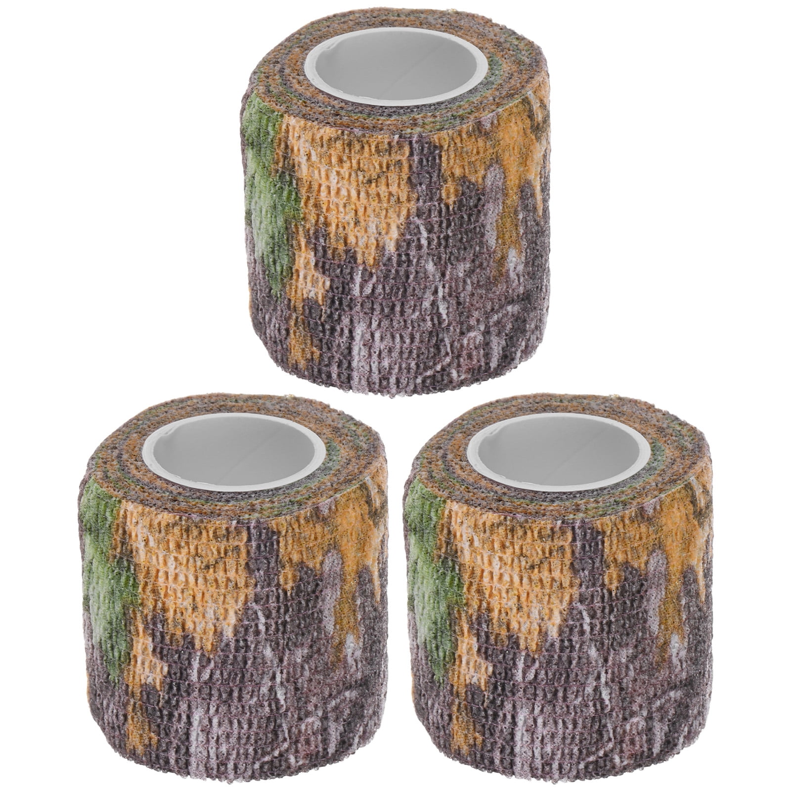 Uxcell 3 Rolls Camo Tape Wrap 2IN x 14.76FT Camouflage Tape, Self ...