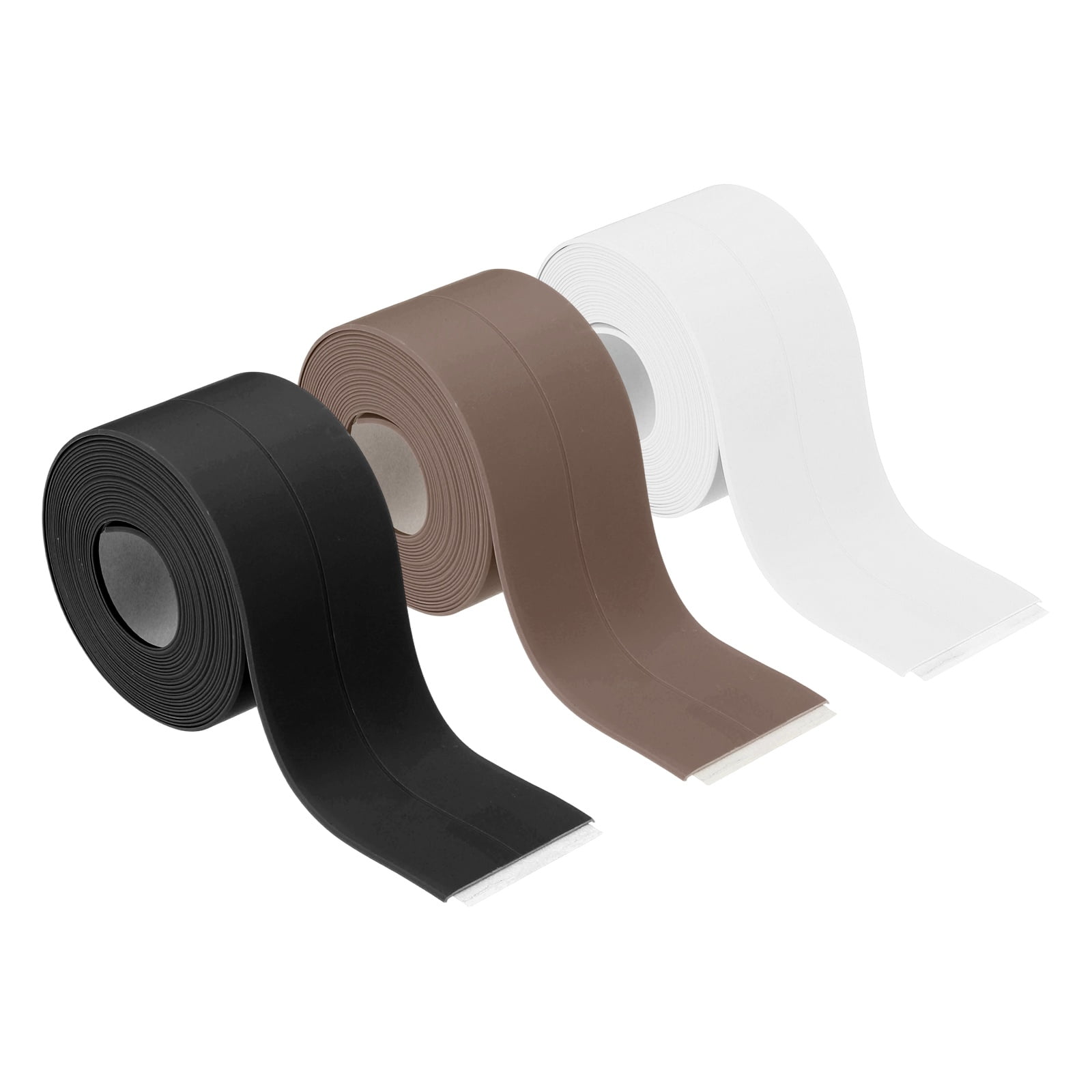 Uxcell 3 Rolls Caulk Tape Waterproof Self-Adhesive, Sealant Caulk Strip ...