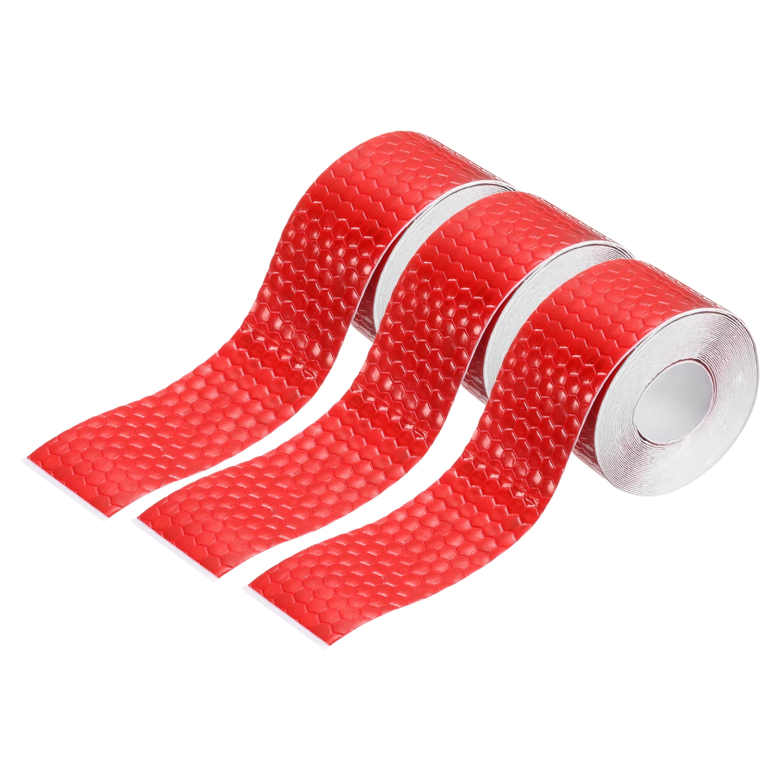 Uxcell 3 Rolls Reflective Tape 1" x 118" High Visibility Adhesive ...