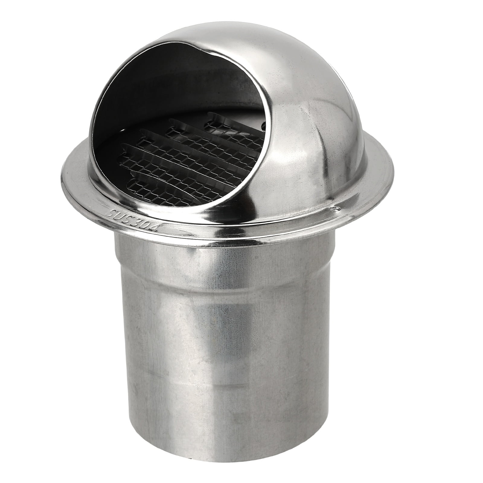 Uxcell Round Soffit Air Vents, 304 Stainless Steel Louver Grille Vent ...