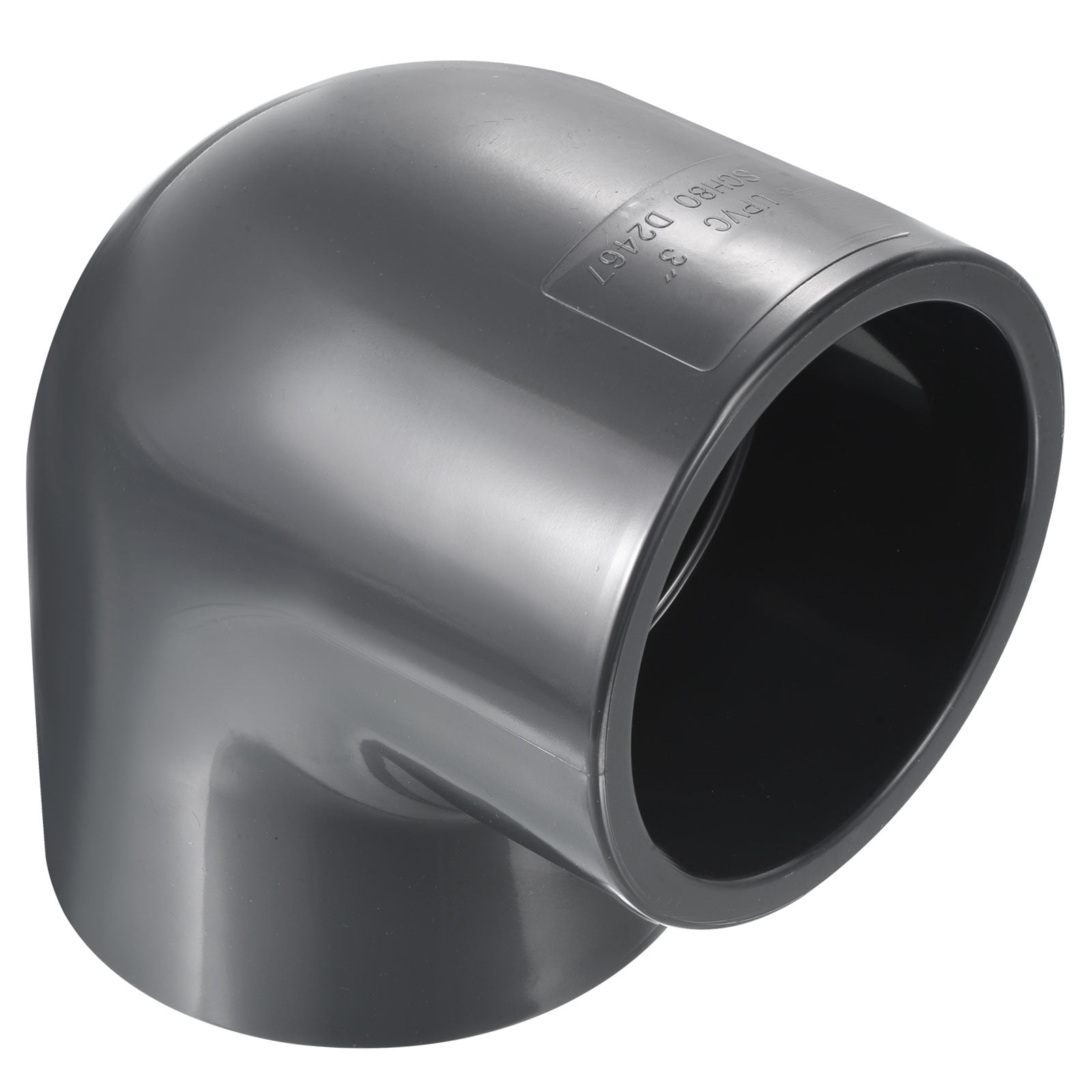 Uxcell 3" SCH80 UPVC Pipe Fitting Elbow 90 Degree Adapter Connector ...