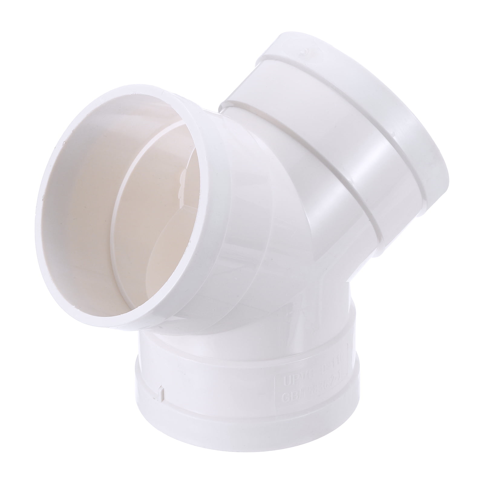 3 Way Duct Splitter, 4"x4"x4" (Socket x Socket x Socket) Y Shape ...