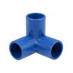 Uxcell 4-Way Elbow Pipe Fitting Furniture Grade 1-inch Size Tee Corner Fittings PVC Gray 10 Pack ...