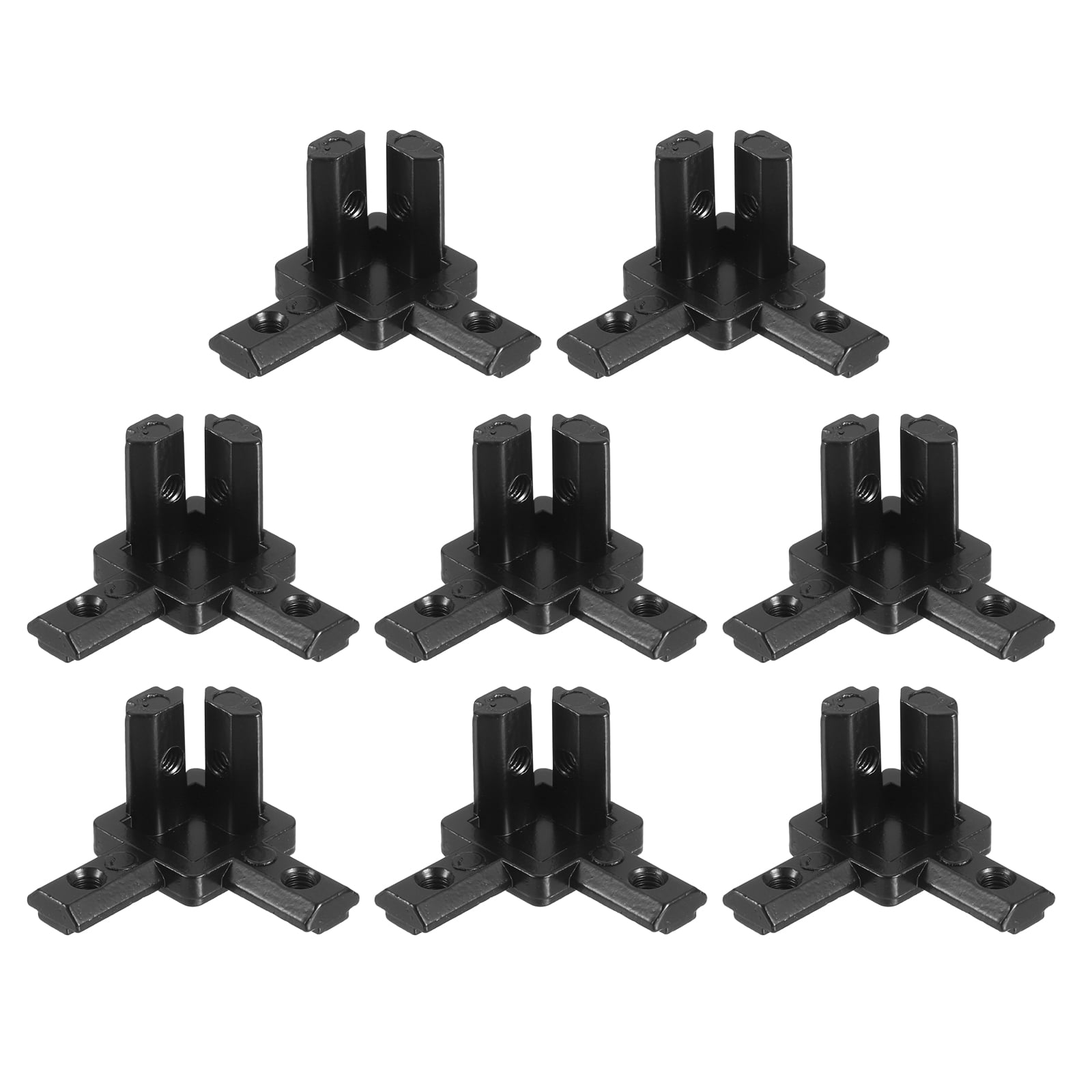 Uxcell 3-Way End Corner Brackets, 8Pack L Type Interior Joint ...