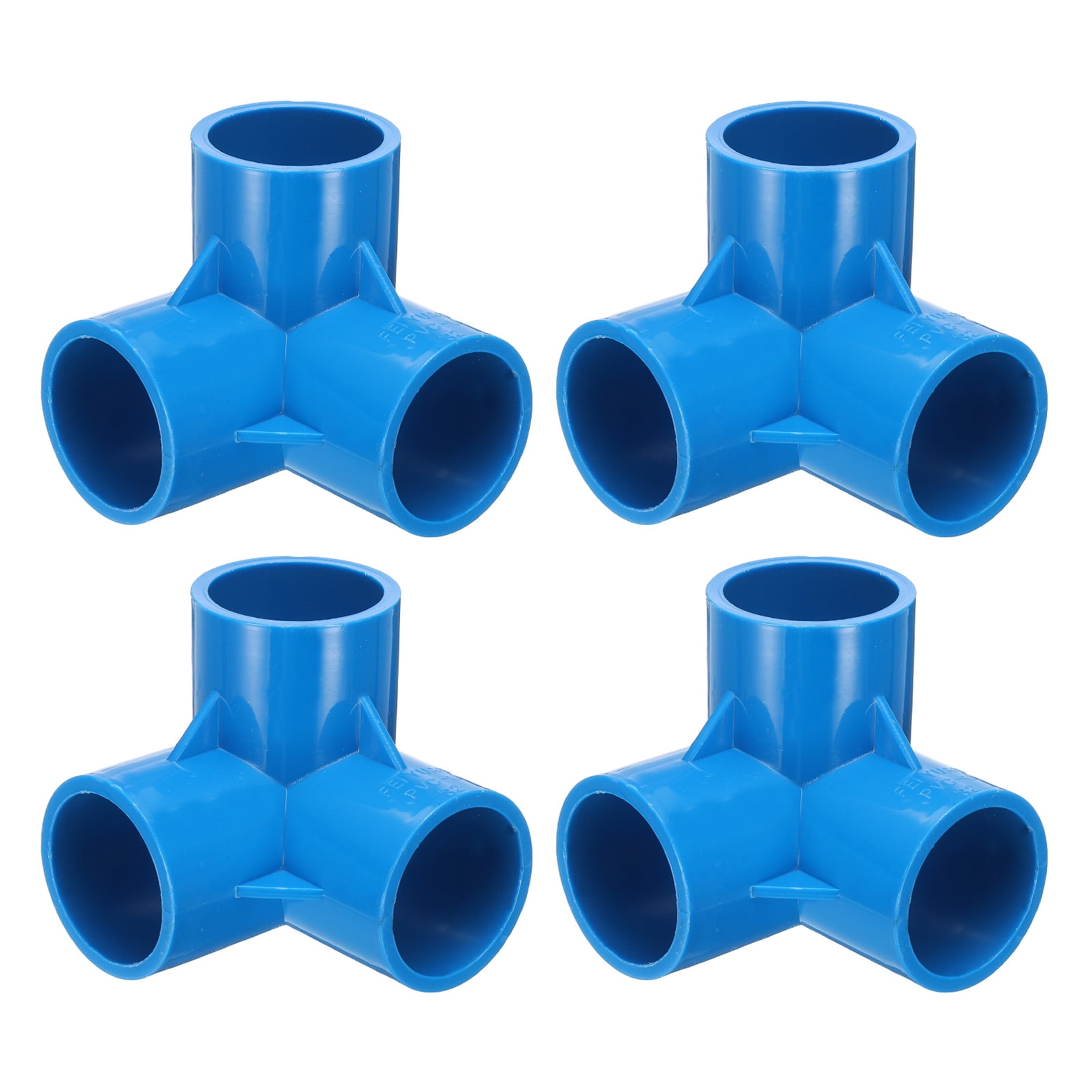Uxcell 3 Way PVC Pipe Fittings, 1 Inch Furniture Grade Elbow Pipe ...
