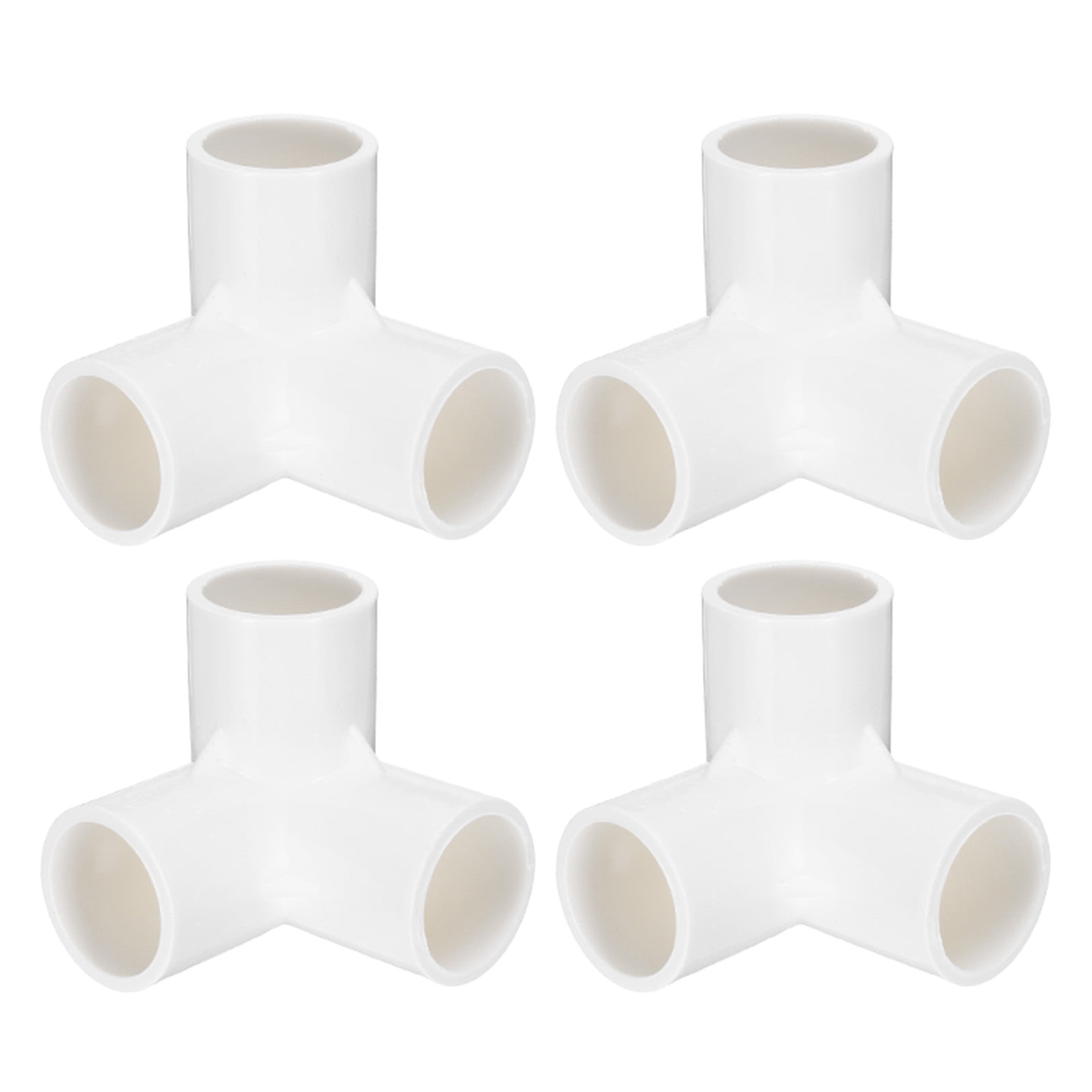 Uxcell 3 Way Pipe Fittings, 3/4 Inch Furniture Grade Elbow Pipe ...