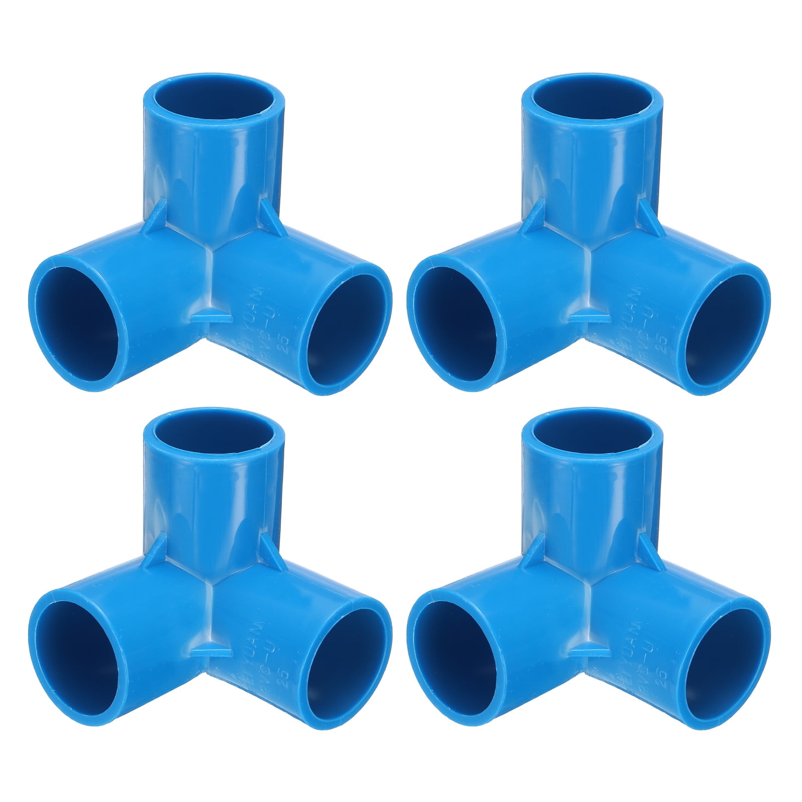 Uxcell 3 Way Pipe Fittings, 3/4 Inch Furniture Grade Elbow Pipe ...