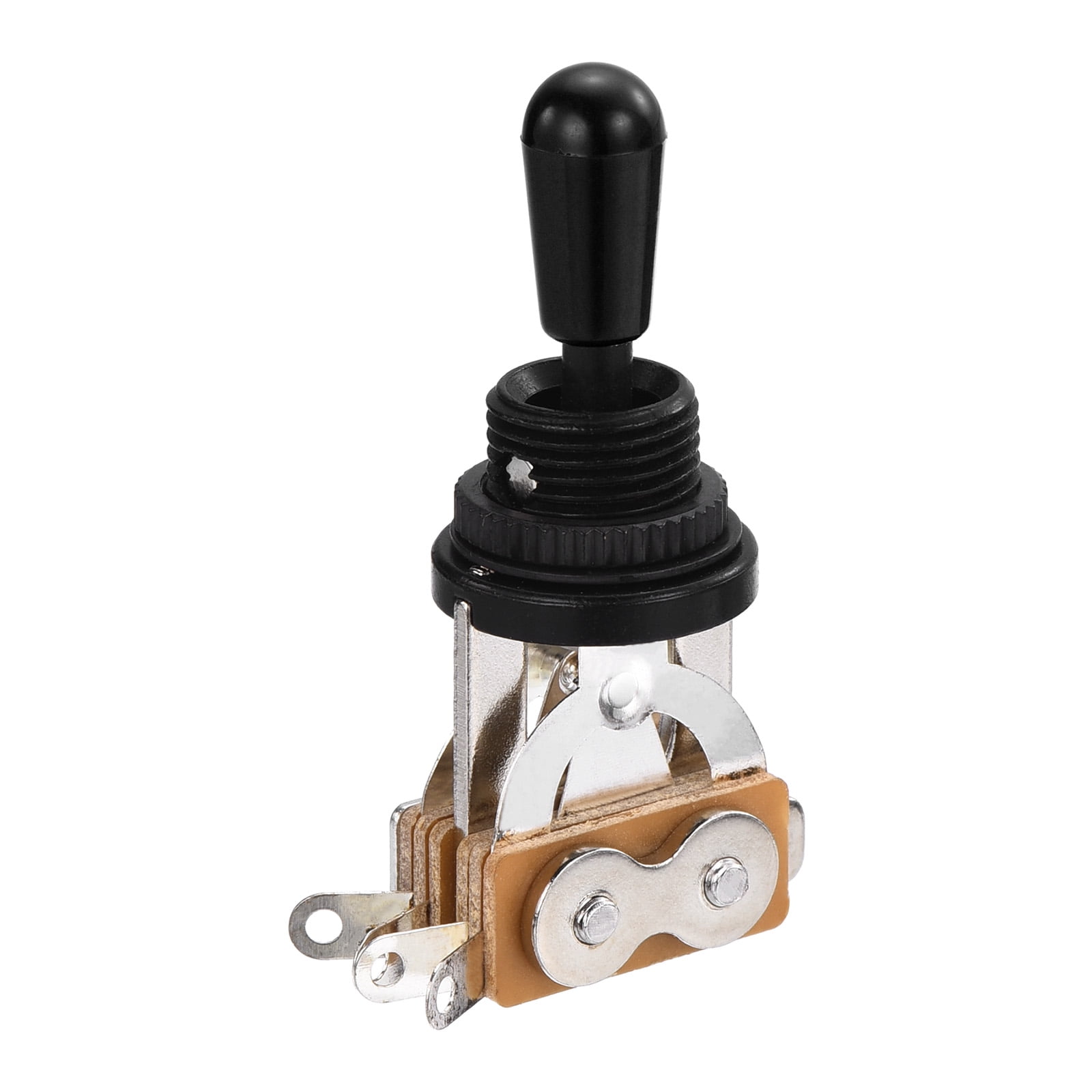 Uxcell 3 Way Short Straight Guitar Toggle Switch Pickup Selector Black ...