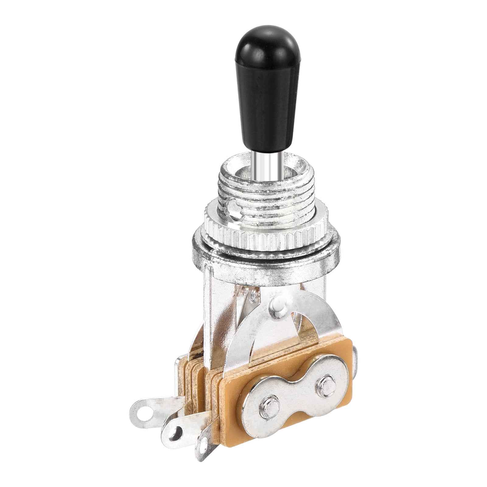 Uxcell 3 Way Short Straight Guitar Toggle Switch Pickup Selector Silver ...
