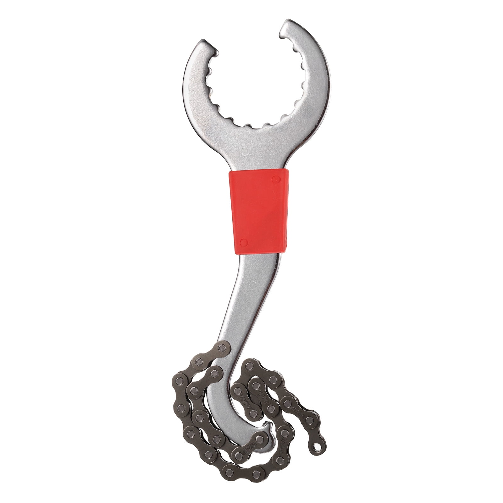 Uxcell 3 in 1 Sprocket Remover Wrench 8" Length Bike Chain Whip ...