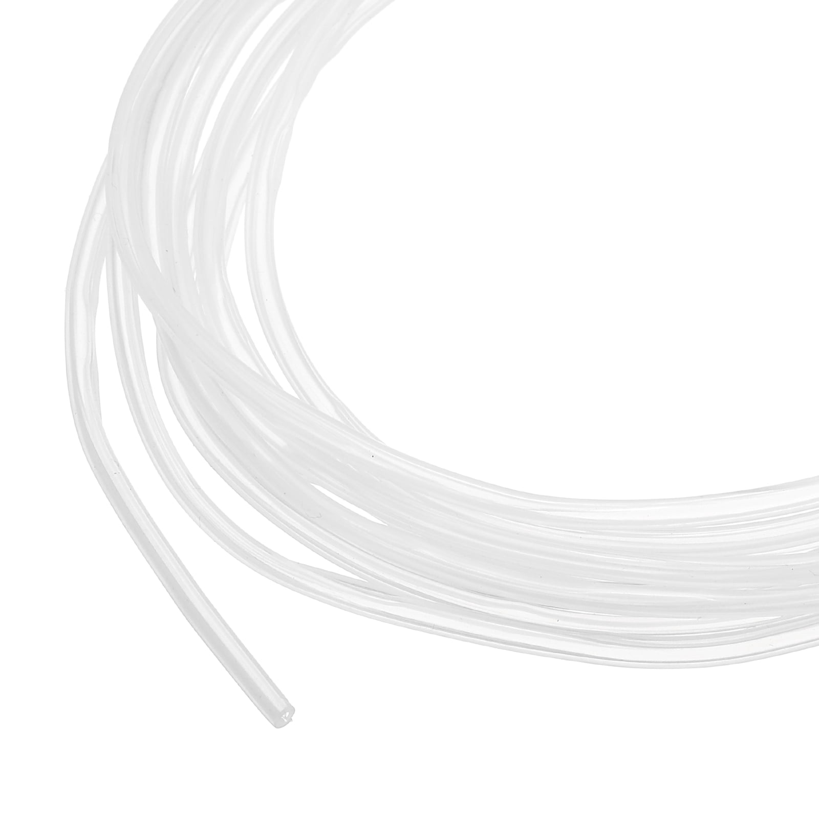 Uxcell 3 m Silicone Cable Sleeve Tubing, 1.5mm Clear Silicone Tube Cord ...
