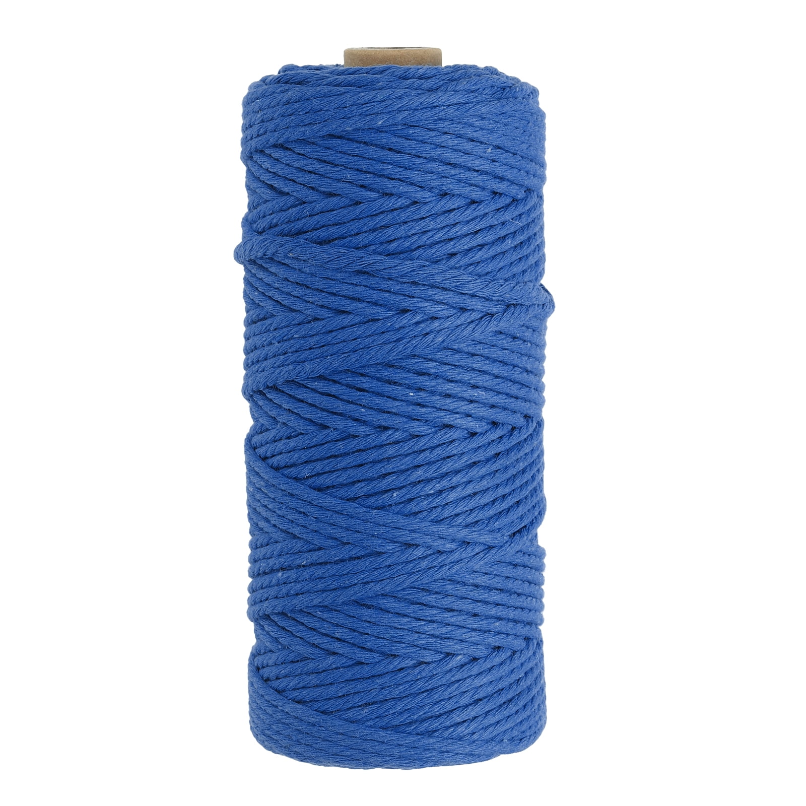 Uxcell 3 mm x 109 Yard Macrame Cord Soft Cotton Colored Macrame Crafts ...