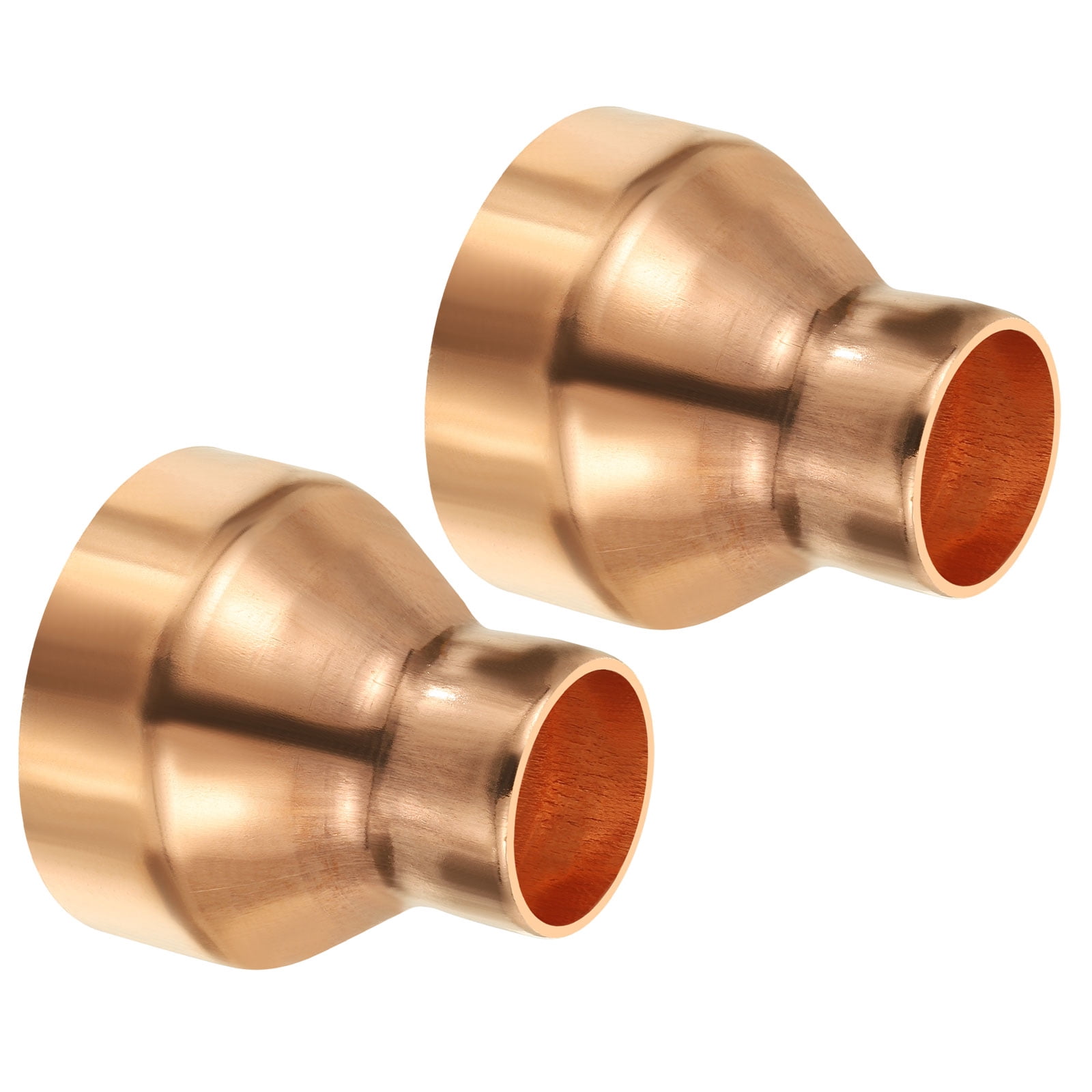 Uxcell 3" to 1-1/2" Nominal Size Copper Reducer Reducing Coupling ...