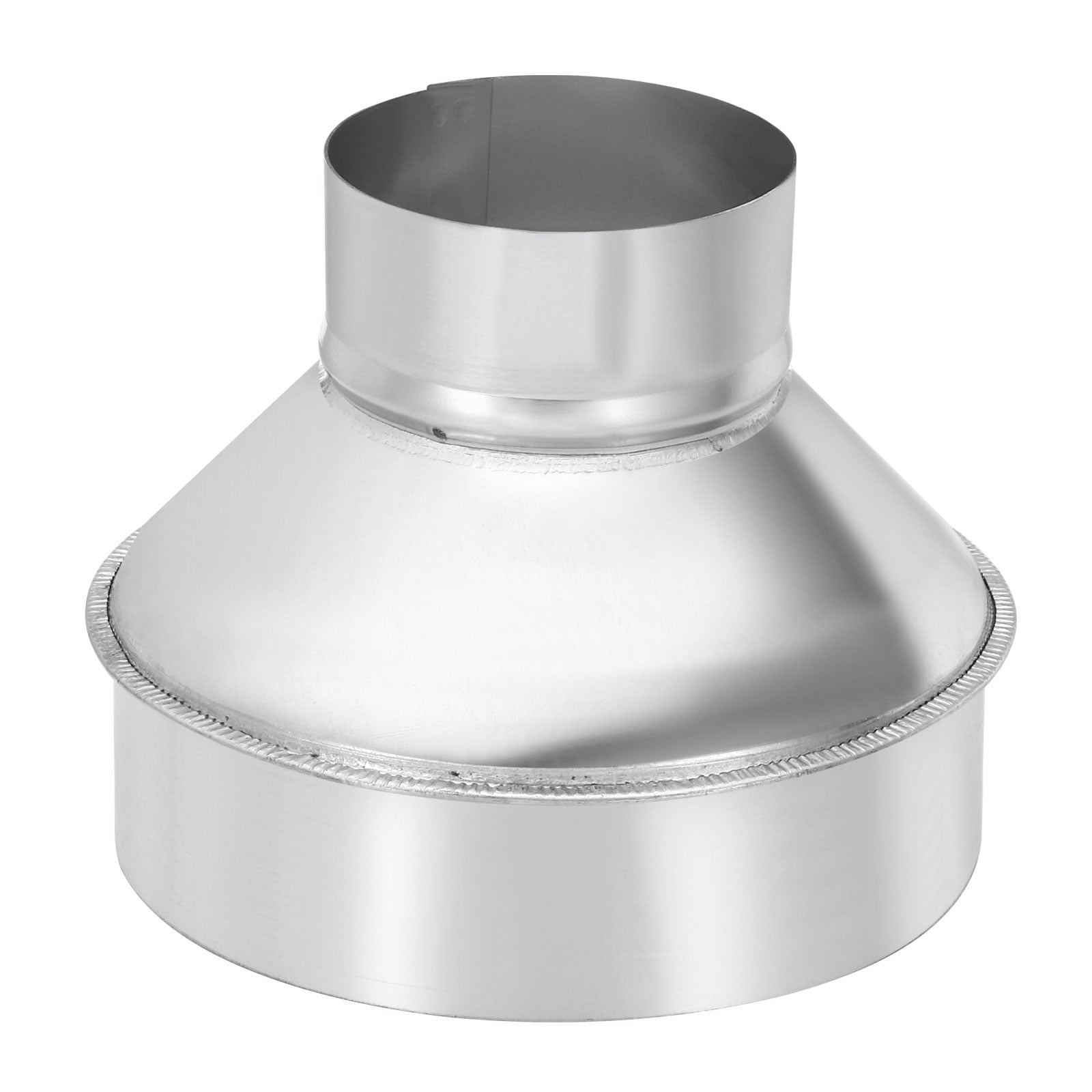 Uxcell 3" to 6" Galvanized Steel Round Duct Reducer Adapter Connector ...