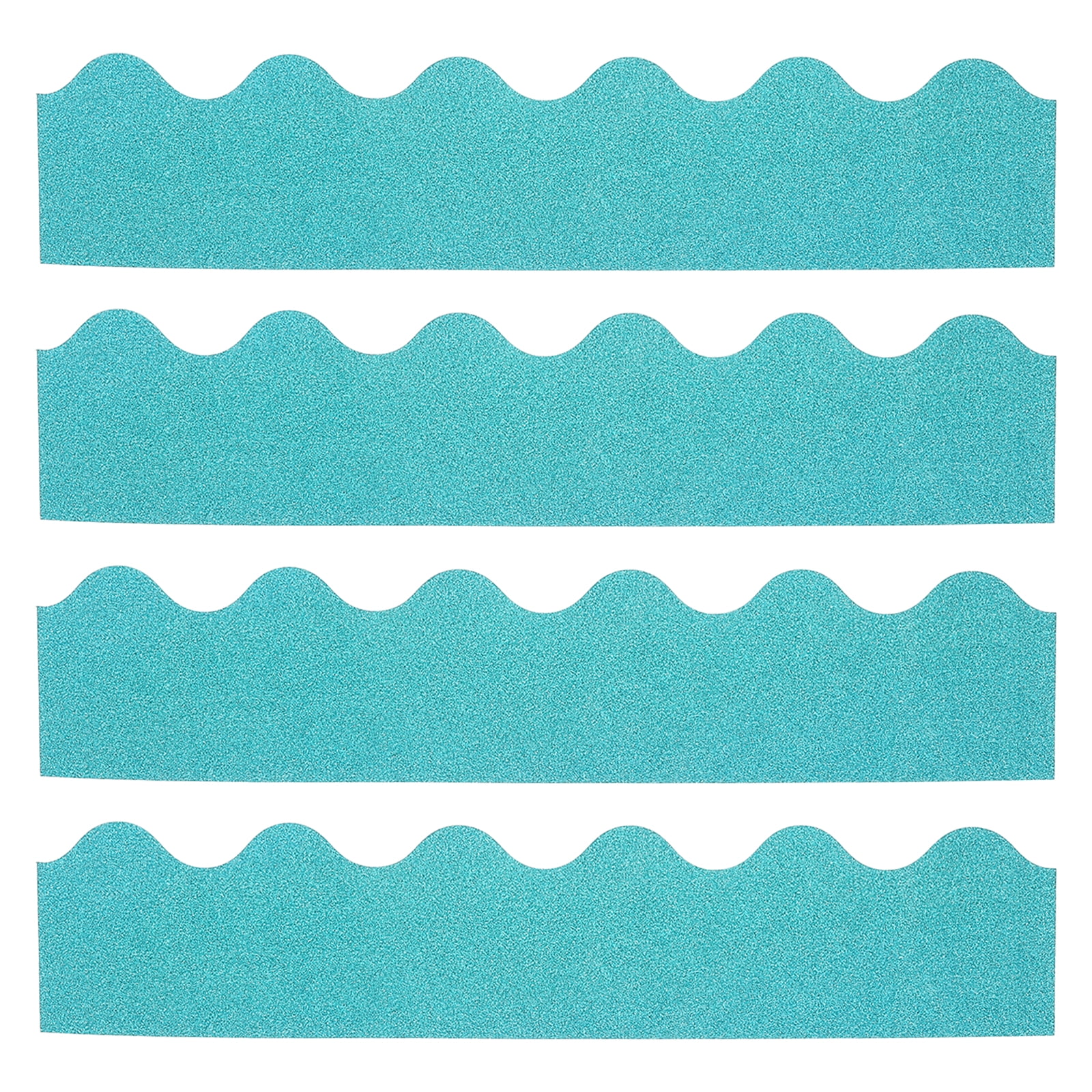 Uxcell 3" x 1.08ft Bulletin Board Border 30 Pack Scalloped Trim Strips ...