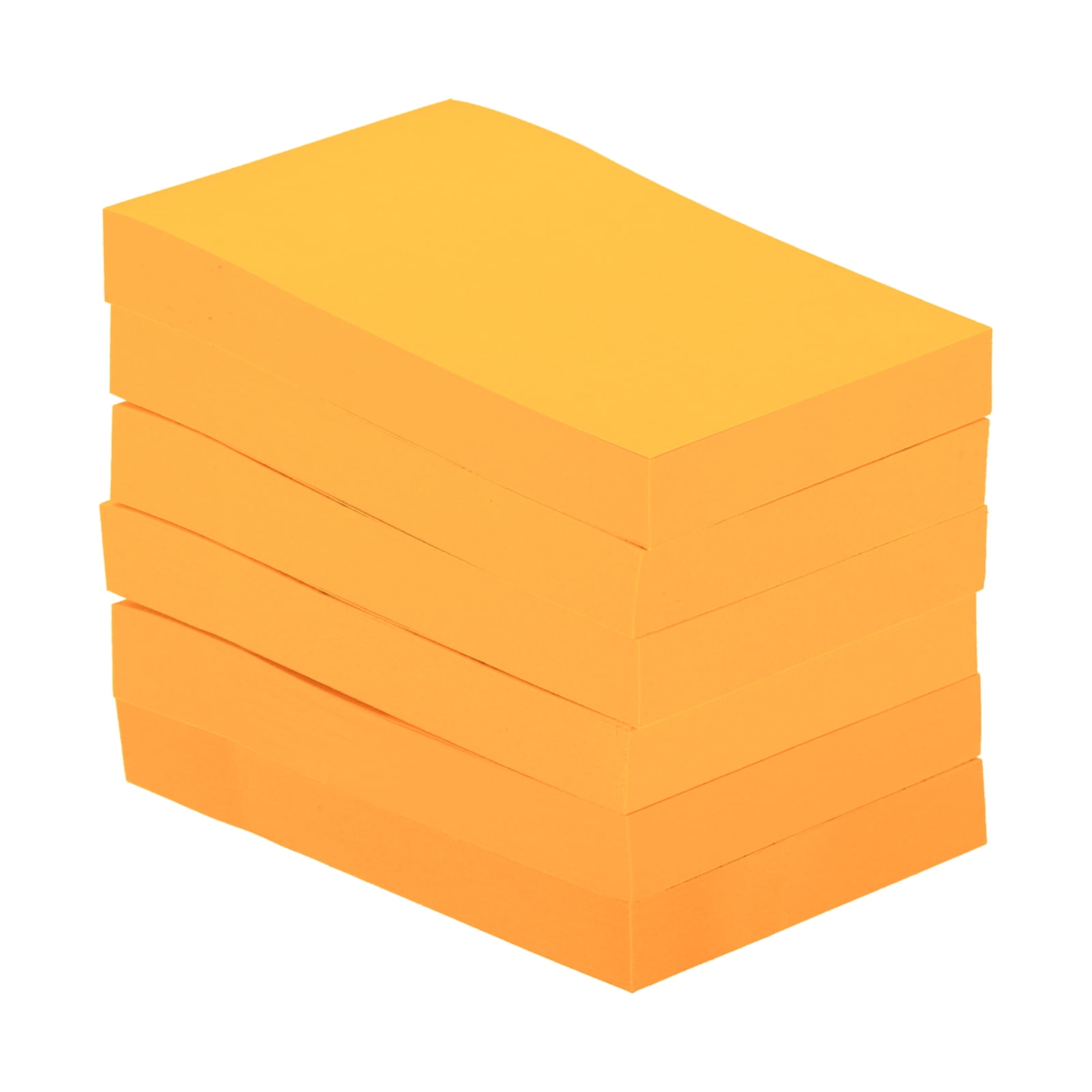 Uxcell 3" x 2" Fluorescent Sticky Notes, Self-Stick Note Pads 100 ...