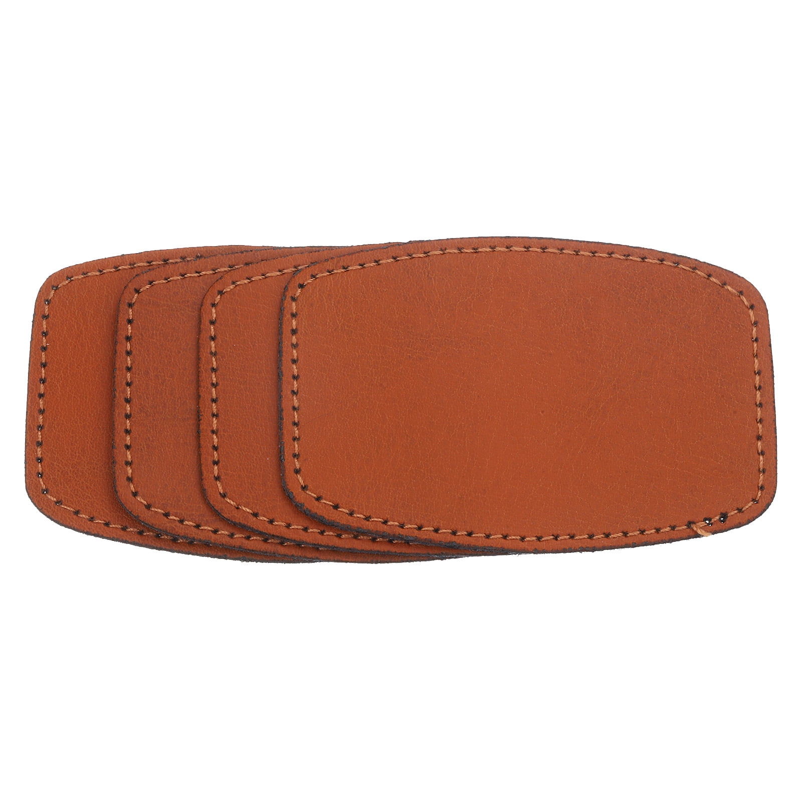 Uxcell 3" x 2" PU Leather Hat Patches, 20 Pcs Bulge, Brown - Walmart.com