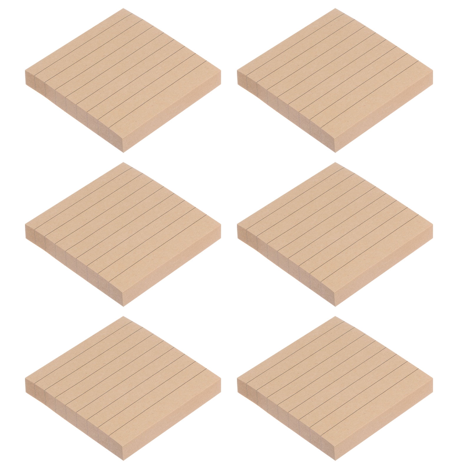 Uxcell 3" x 3" Lined Sticky Notes, Self-Stick Memo Pads 480 Sheets ...