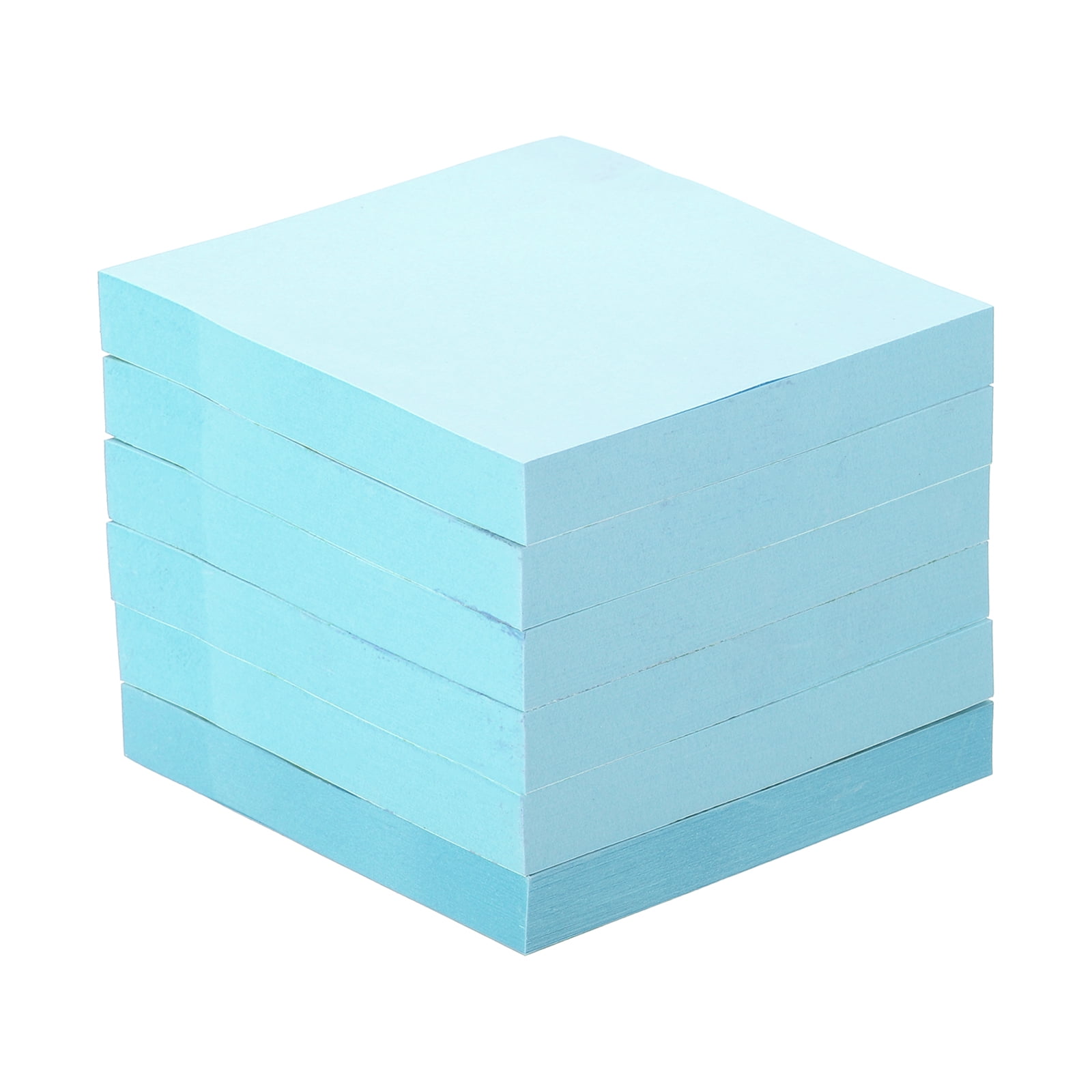 Uxcell 3" x 3" Sticky Notes, Bright Color Self-Stick Note Pads 100 ...