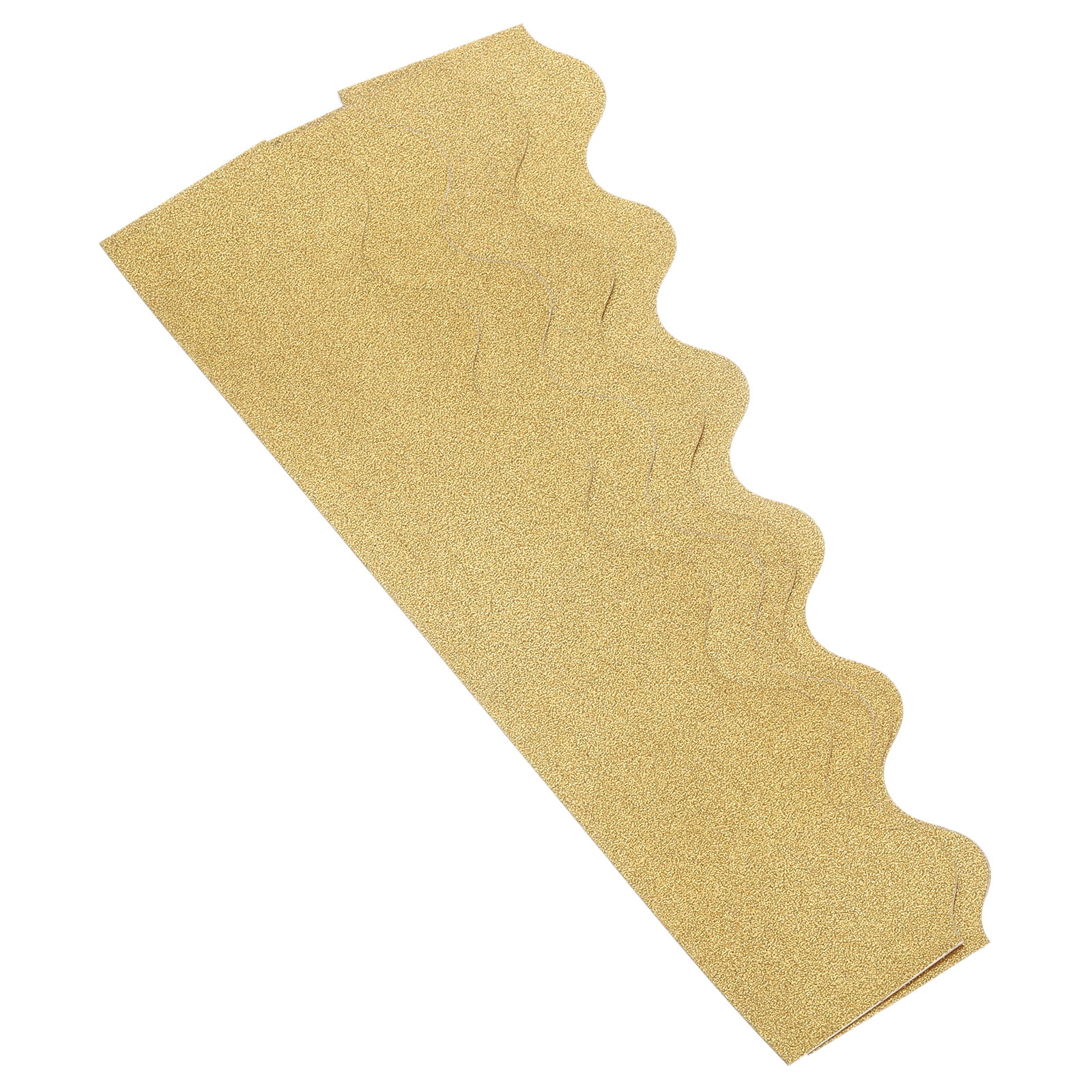 Uxcell 3"x13" Bulletin Board Border Scalloped Trim Strips Wall Decor ...