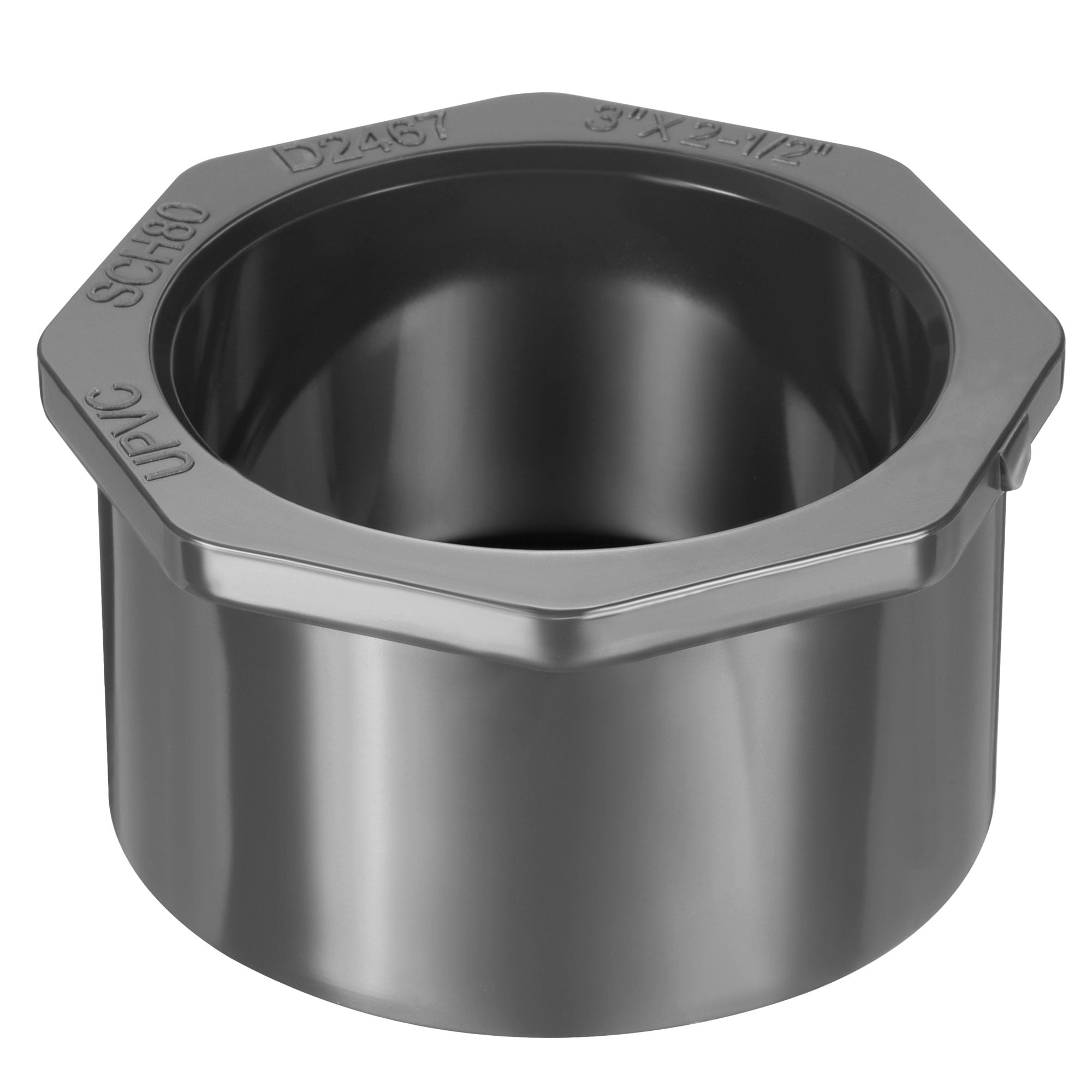 Uxcell 3"x2-1/2" UPVC Pipe Fitting Straight Socket Joint Coupling ...